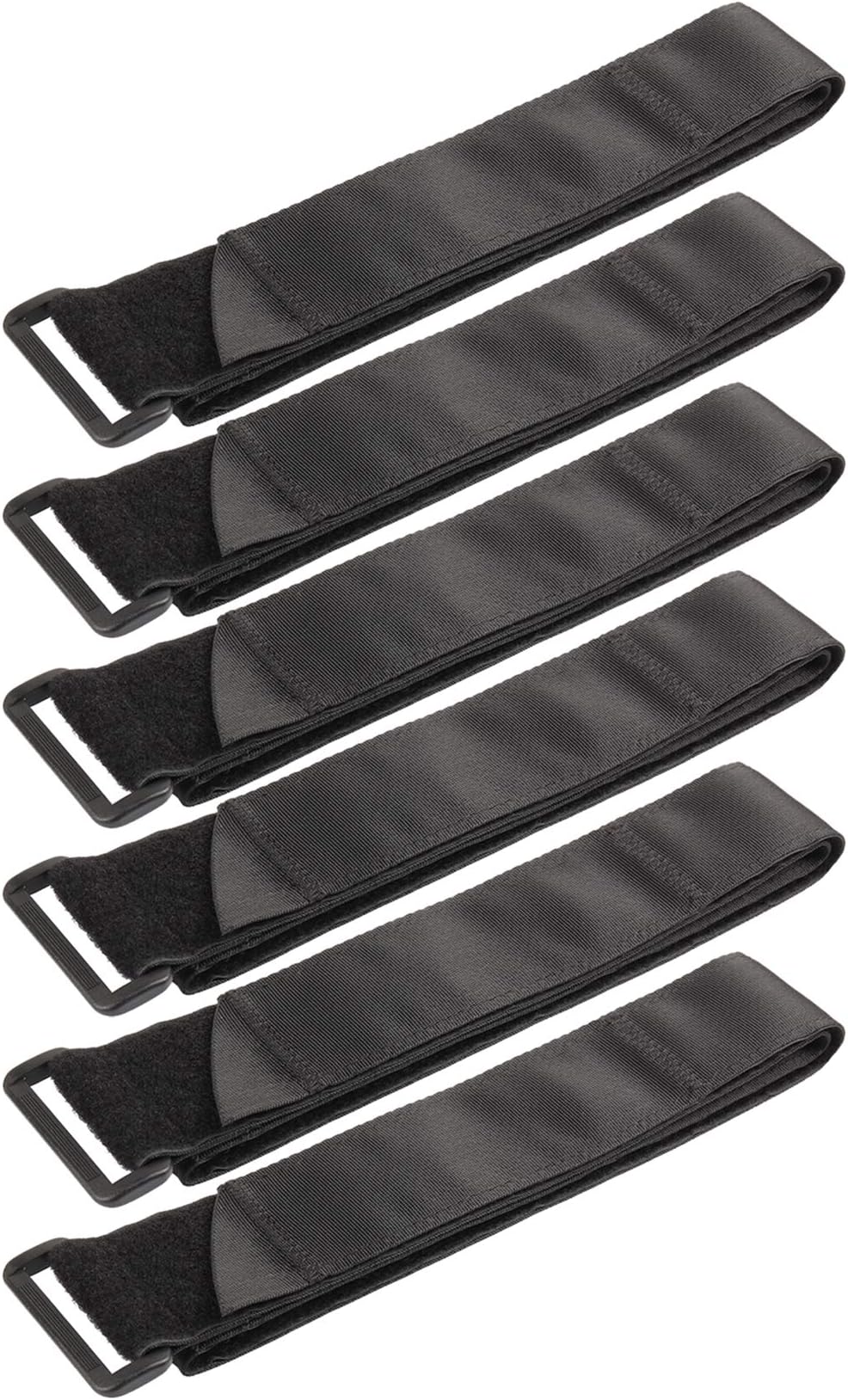 Amazon.com: Reusable Cinch Straps - 18" x 2", Black (2 Pack) : Electronics