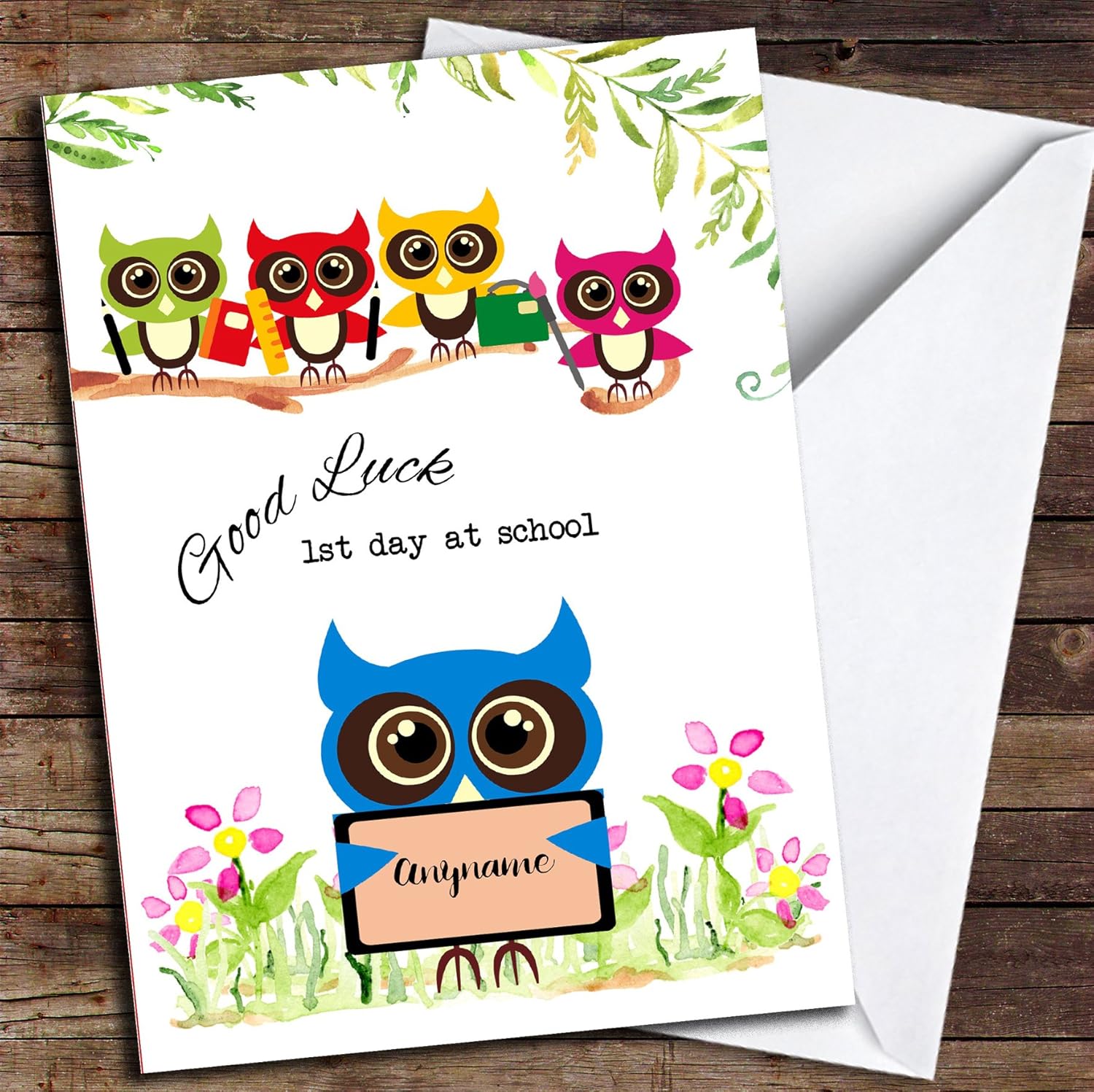 Owl Class Branch Good Luck Card : Amazon.co.uk: Stationery & Office ...