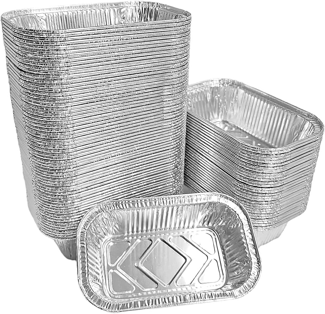 Amazon.com: PACTOGO 8 oz. Aluminum Foil EXTRA-MINI Loaf Pans Small ...