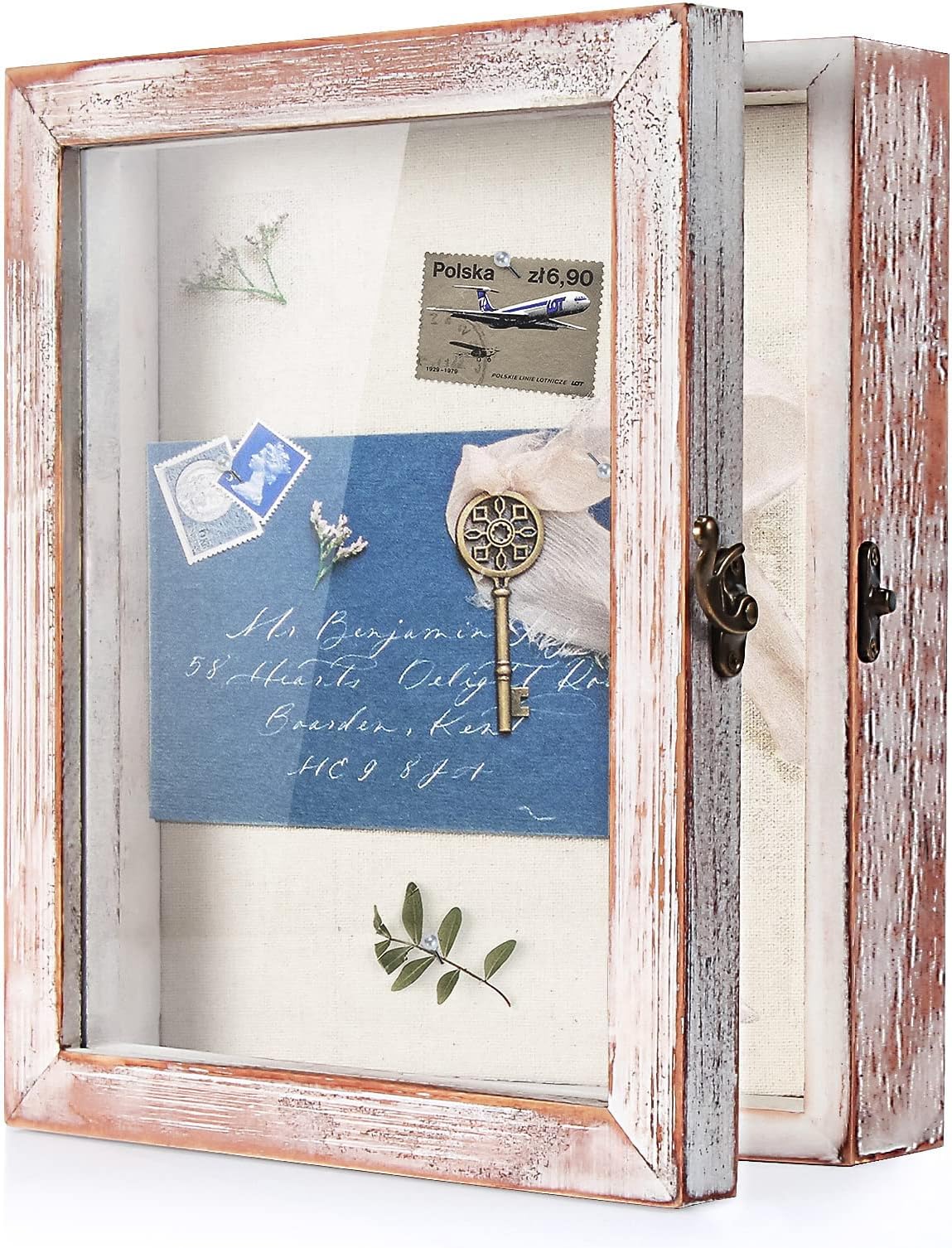 Amazon.com - Shadow Box Rustic Picture Frame 16x20 Natural Wood Display ...