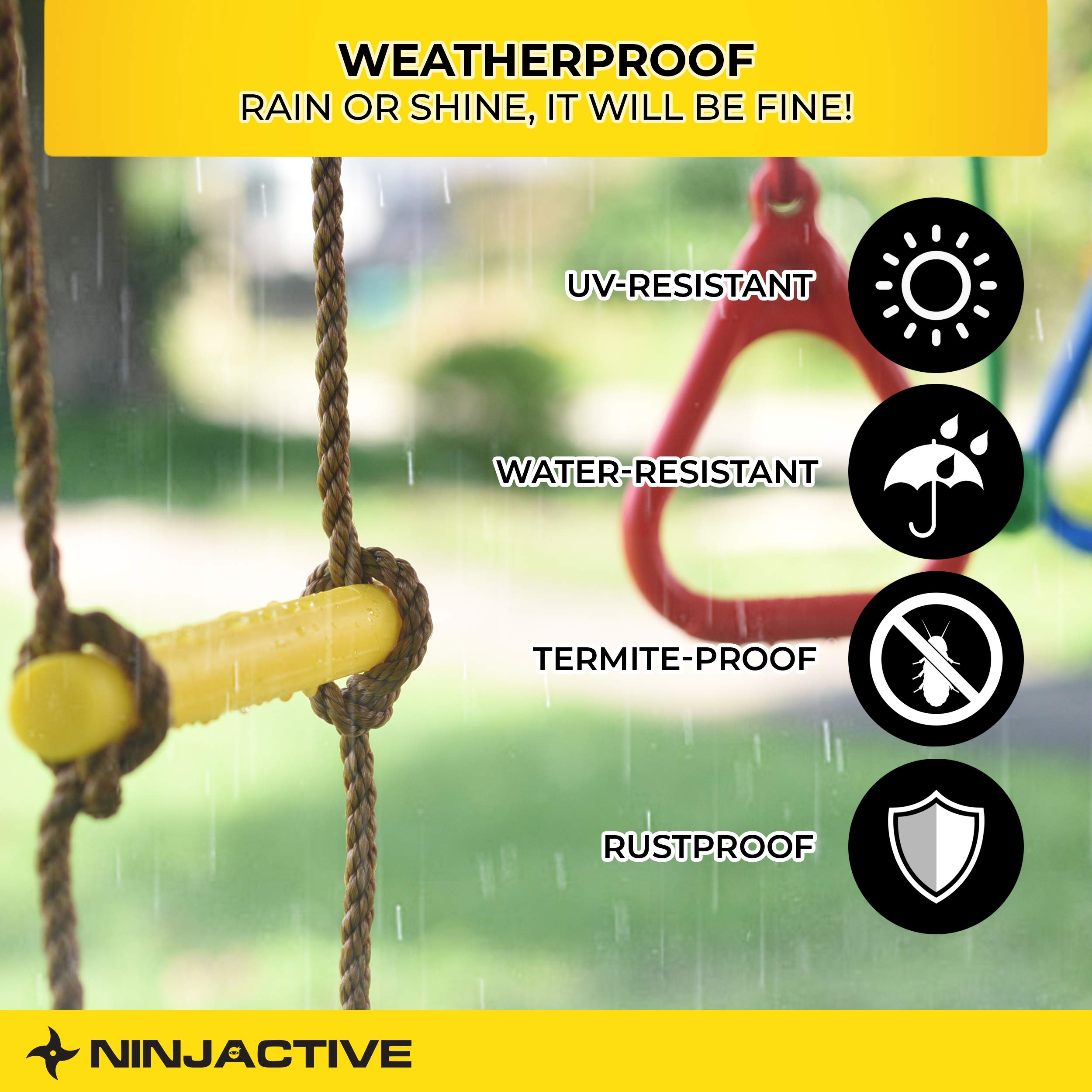 Buy NINJACTIVE Ninja Obstacle Course for Kids with 3 Play Modes, 2 ...