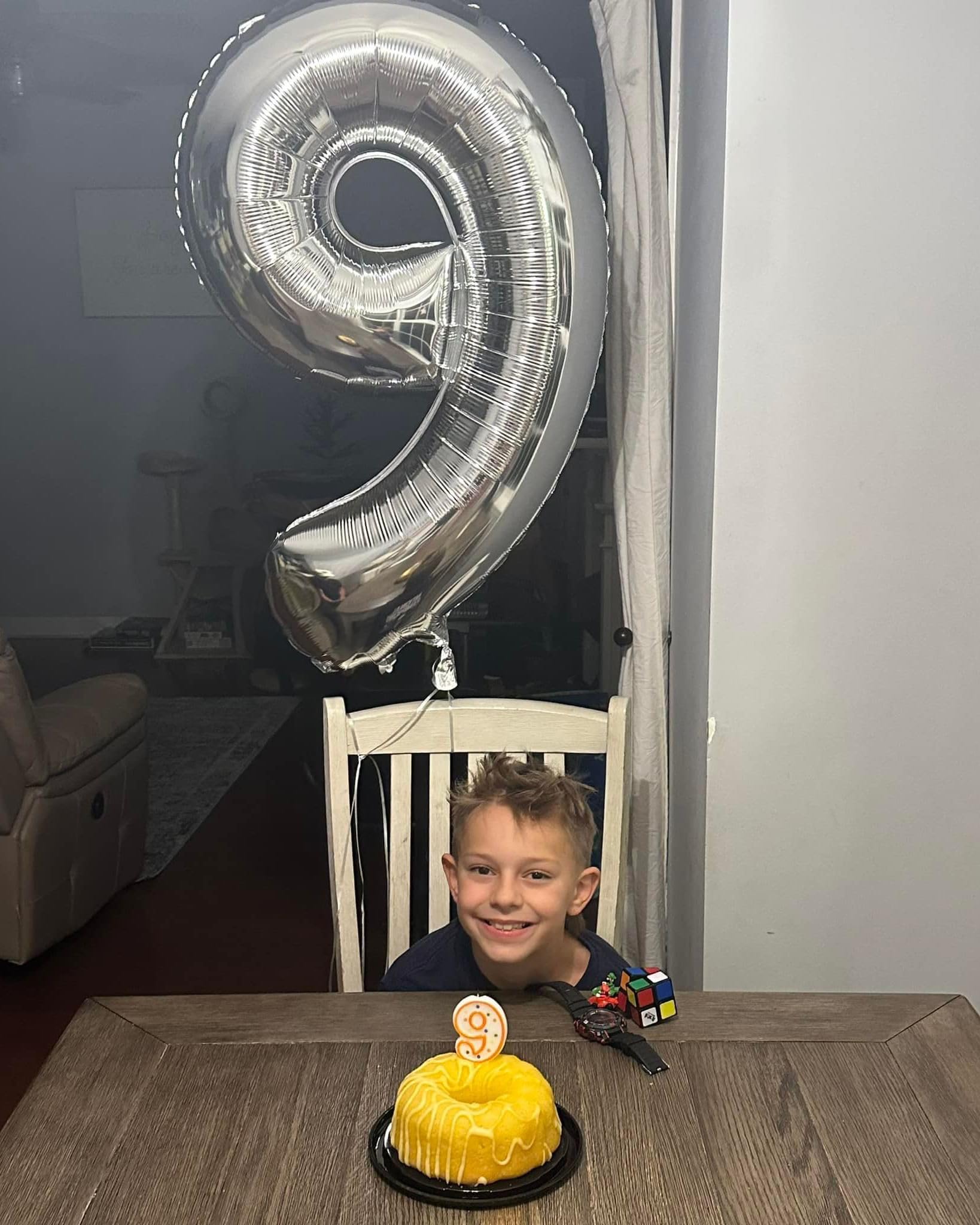 Snapklik.com : Silver 9 Balloon, Number Balloons 40 Inch, 9th Giant ...