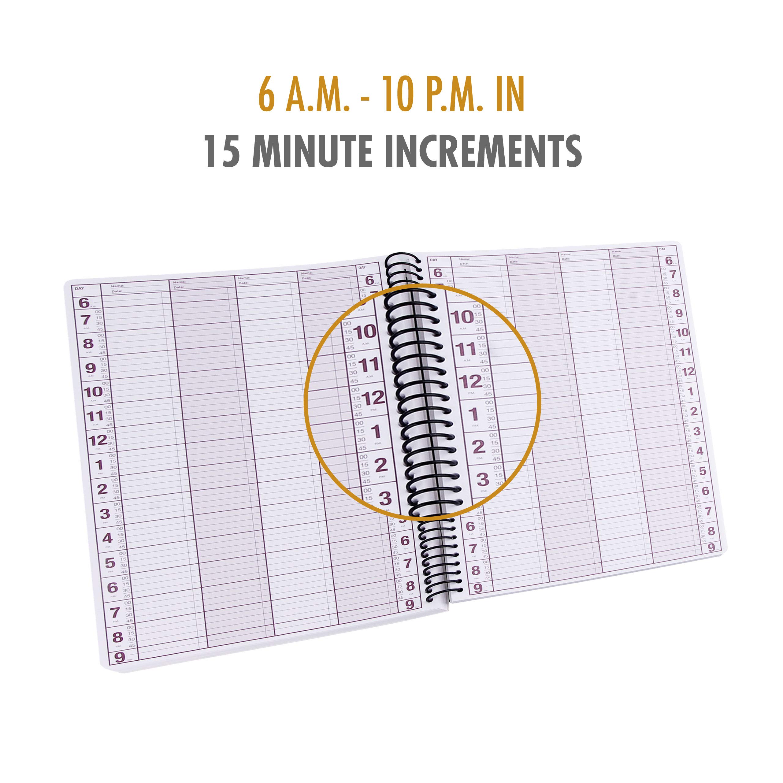 Snapklik.com : Undated Appointment Book - 4 Columns, 200 Pages