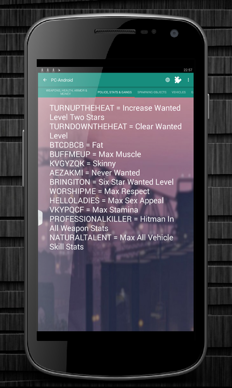 Cheats For gta:Amazon.com:Appstore for Android