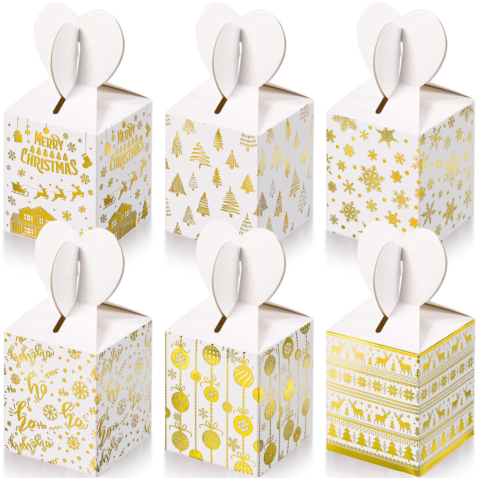 Snapklik.com : 24 Pack Christmas Gift Boxes 3D Christmas Goody Treat ...