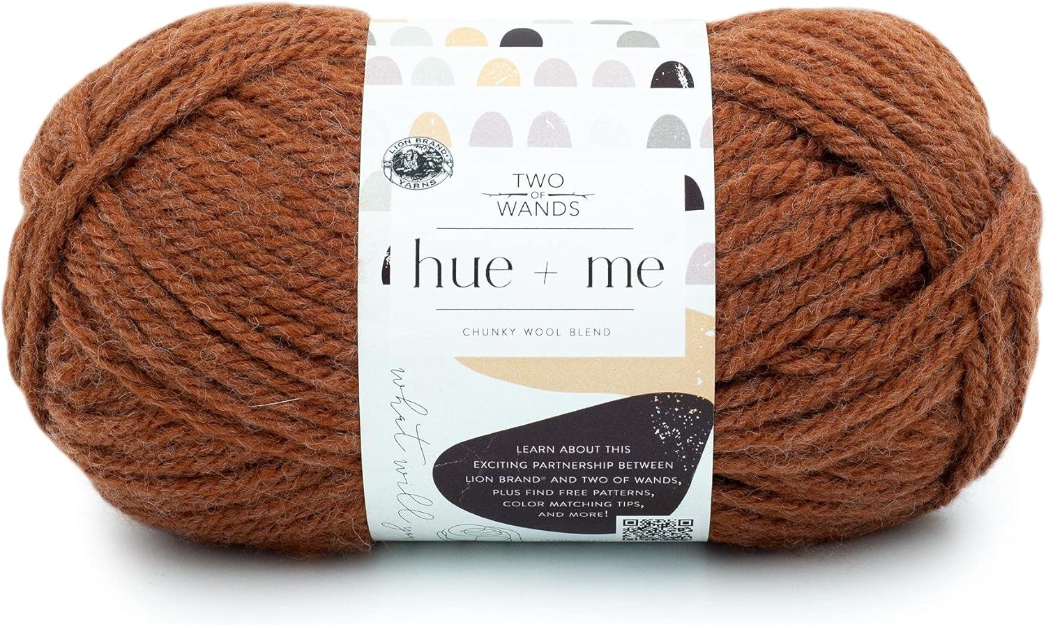 Amazon.com: Lion Brand Yarn, Hue + Me Chunky Yarn for Crocheting ...