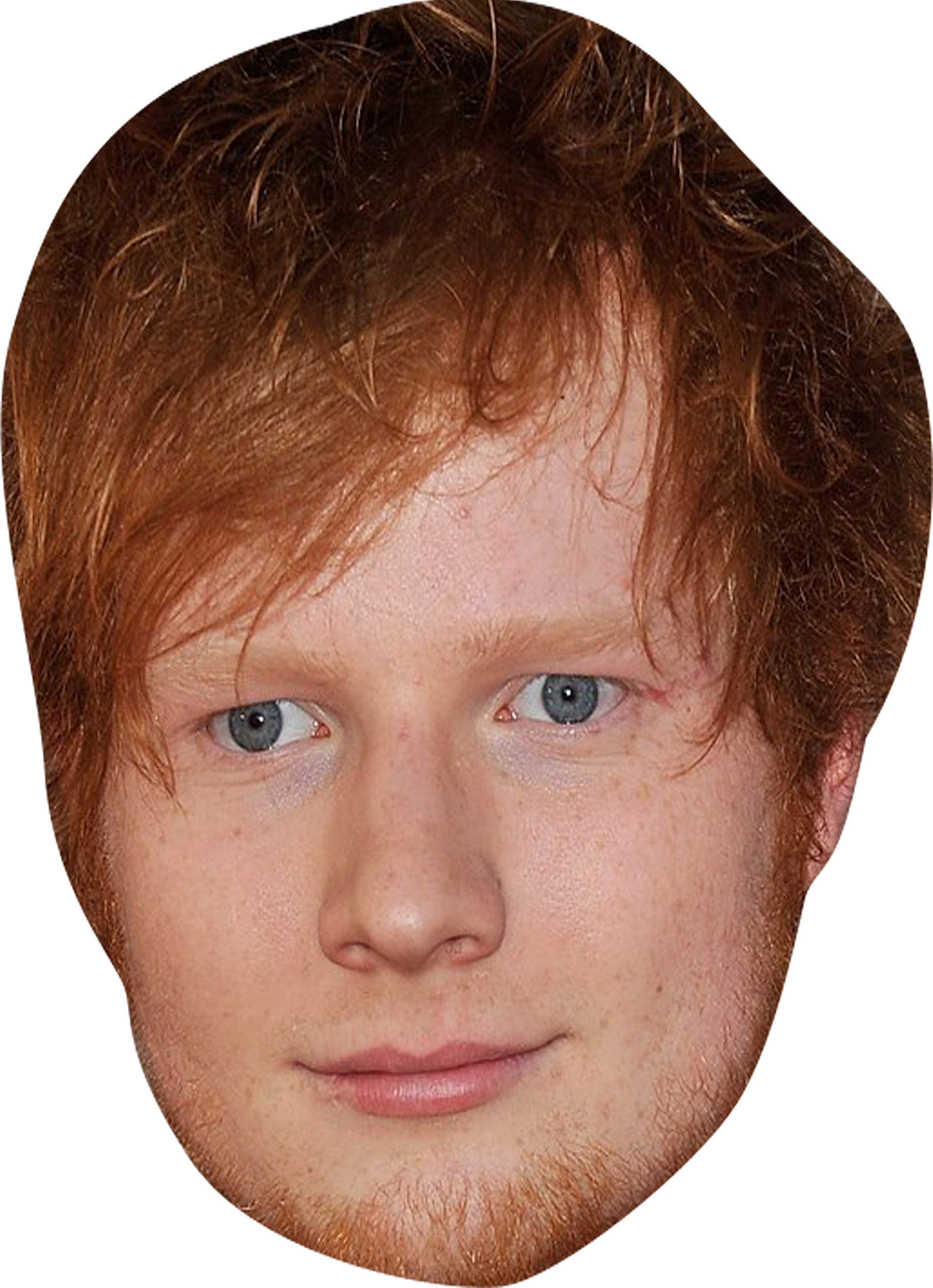 FoxyPrinting Ed Sheeran Music Celebrity Cardboard Party Face Mask Fancy ...