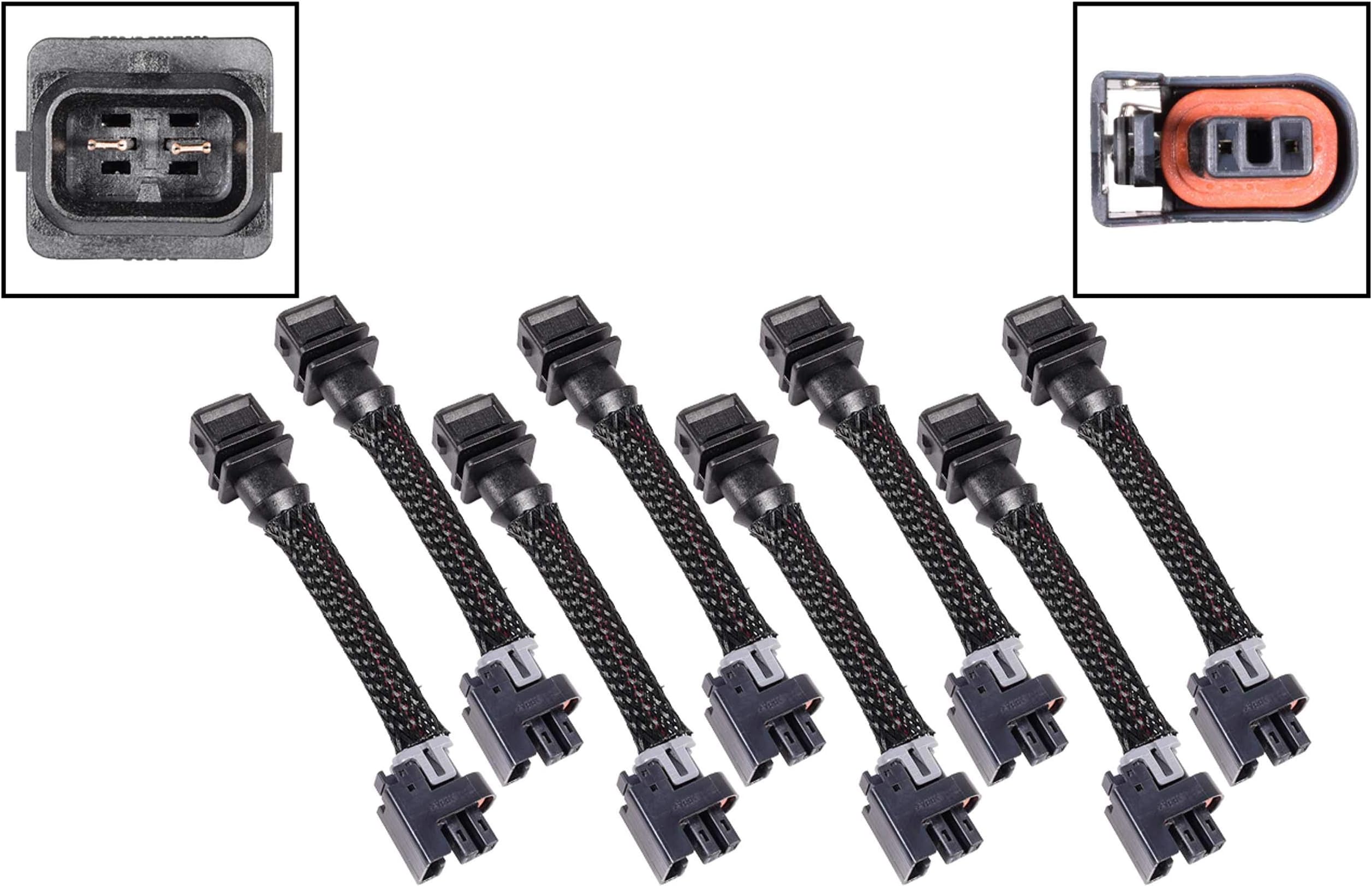 Amazon.com: ICT Billet Wire Harness Adapter Compatible with Jetronic ...