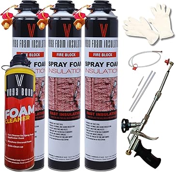 Vega Foam Fire Block Spray Foam Insulation Kit. Closed Cell Foam ...