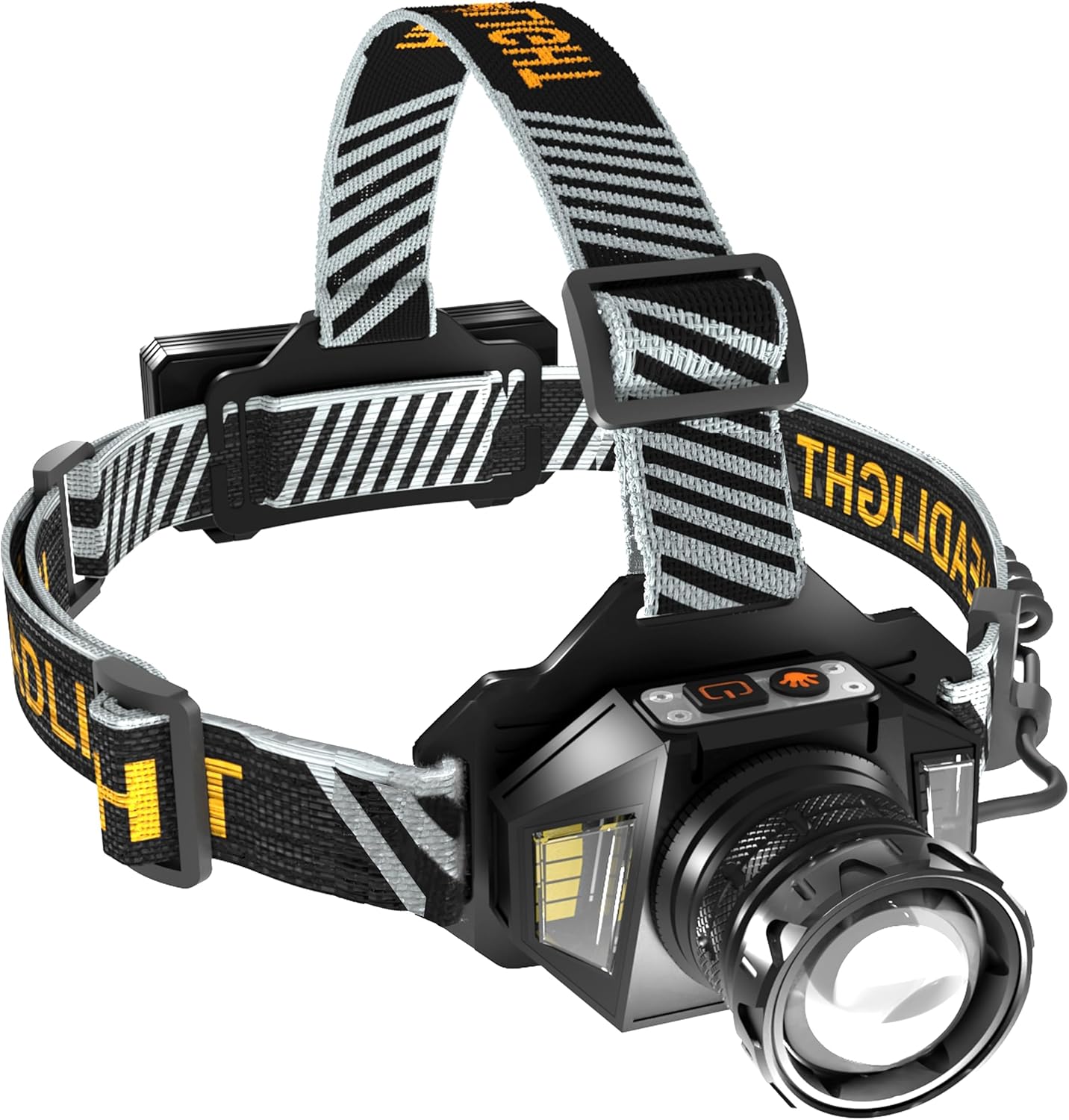 Amazon.com : TrebleRay Rechargeable LED Headlamp, High Intensity ...