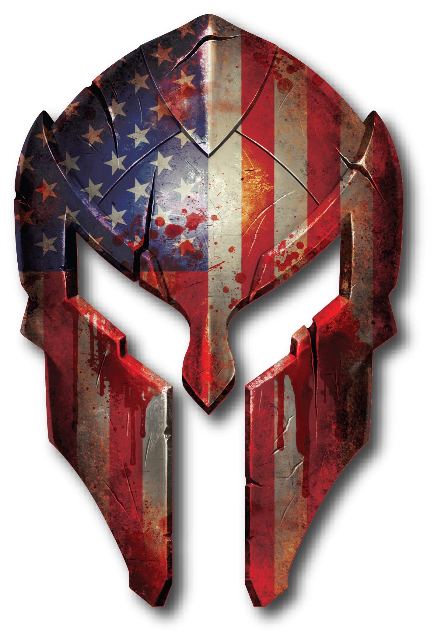 Amazon.com - USA Molon Labe Spartan Helmet Gladiator Decal Sticker for ...