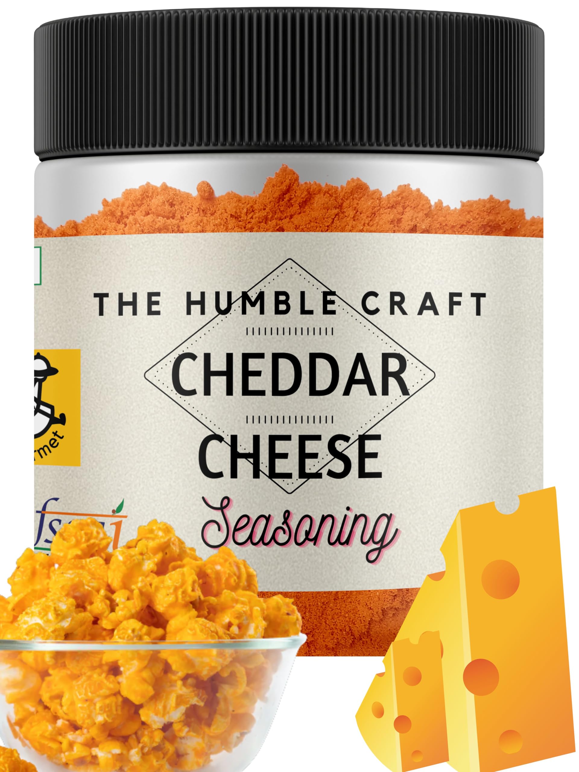 The Humble Craft Cheddar Cheese Seasoning Powder - Popcorn, Salad ...