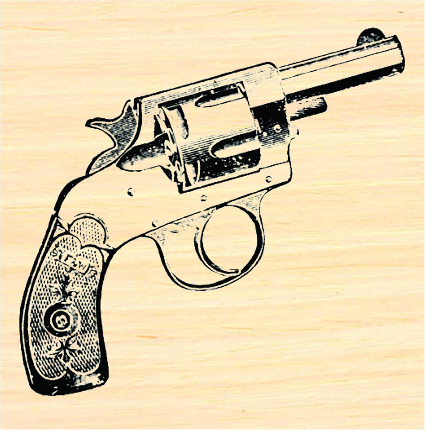 Amazon.com: Gun Rubber Stamp P49c : Arts, Crafts & Sewing