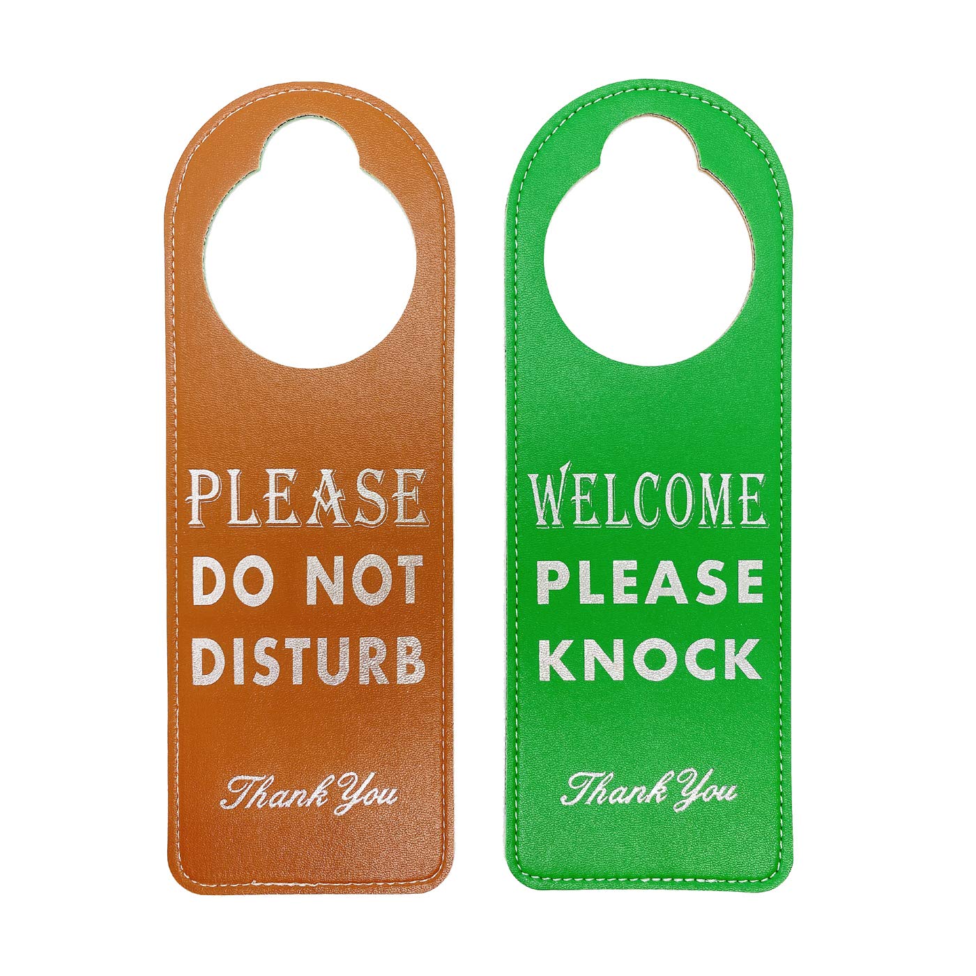 Snapklik.com : 2 Pack Do Not Disturb Door Hanger Sign, Double Sided ...