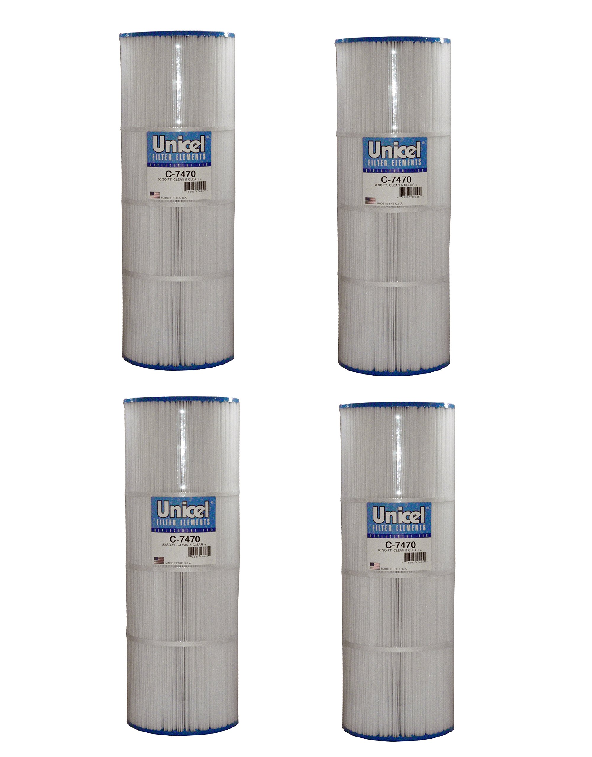 Amazon.com : Unicel C-7470 (4 Pack) Replacement Swimming Pool Filter ...