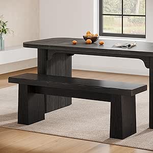 Amazon.com - Tribesigns Wooden Dining Table Bench, 47-Inch Long Kitchen ...