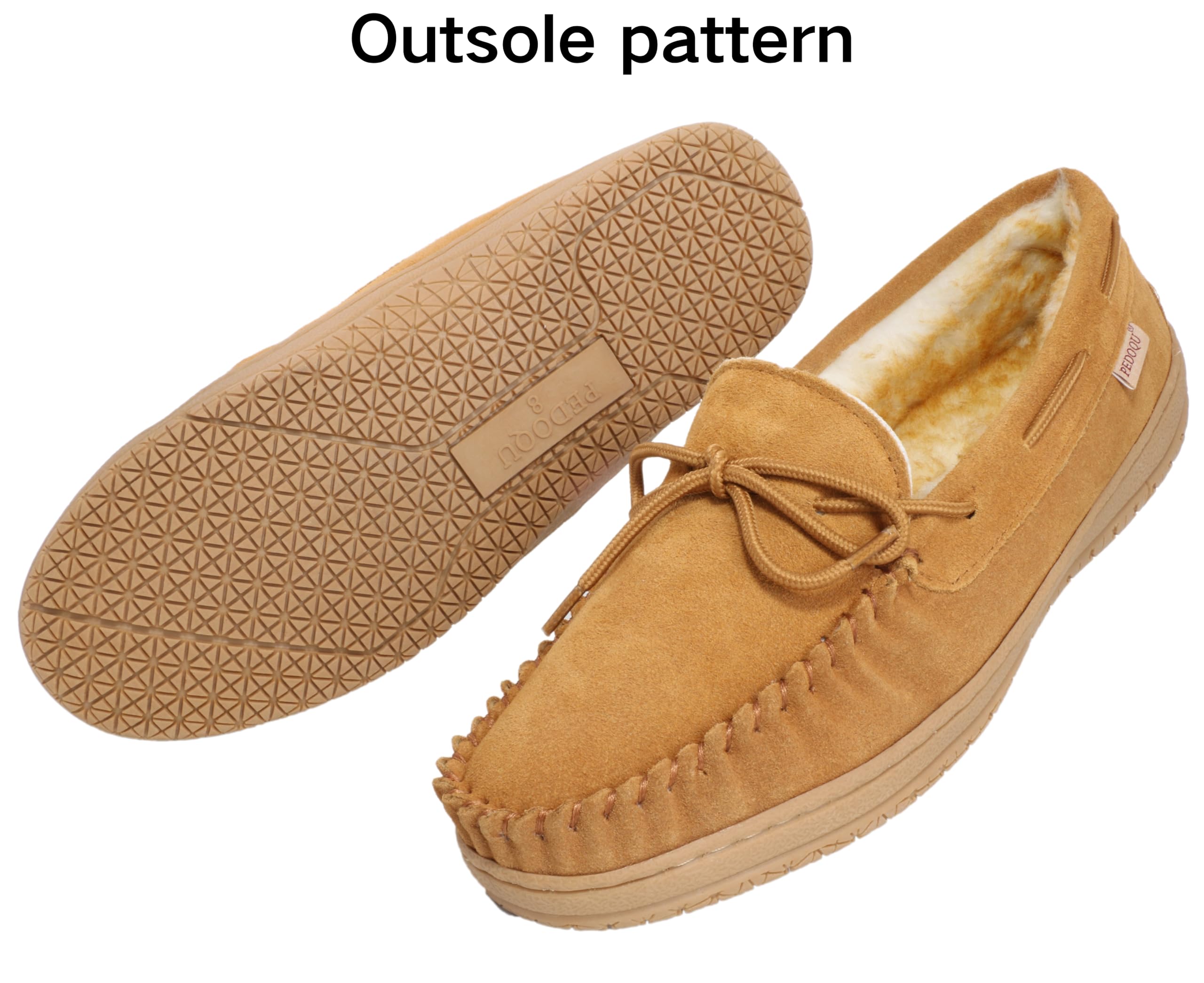 Snapklik.com : PEDOQU Mens Mocc Slippers
