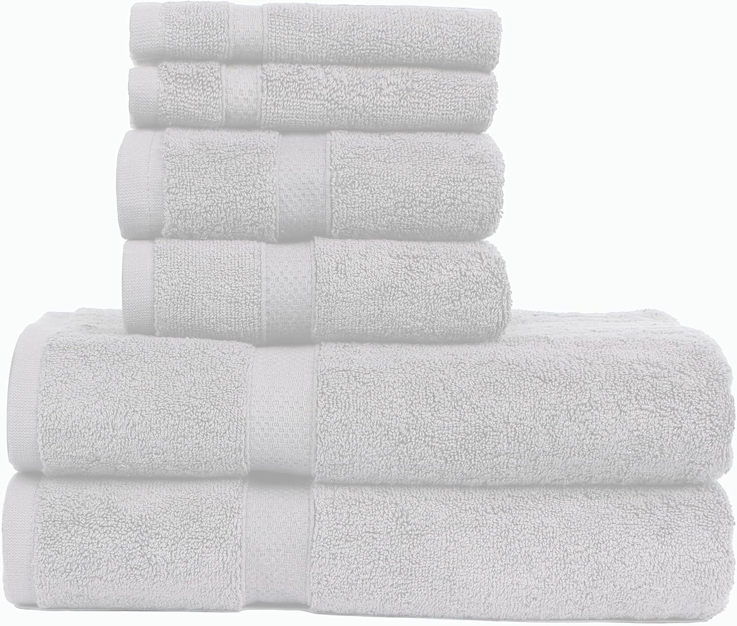 Amazon.com: ZAPPLE Finest 6 Piece Towels Set 700GSM Premium Ultra Soft ...