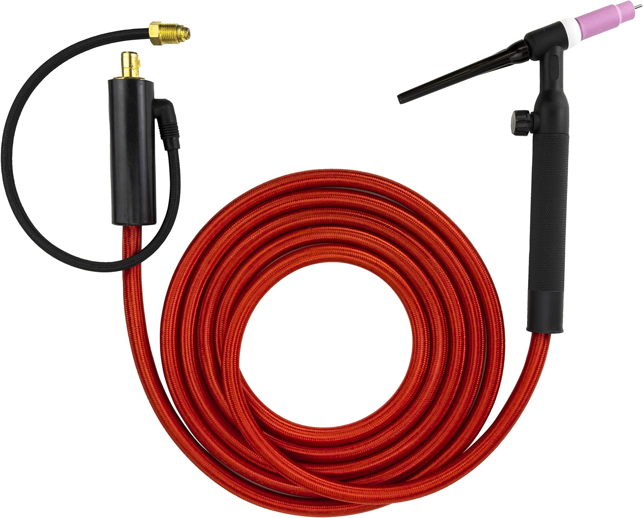 26FV Series - 200 Amp - Air Cooled - Flexible Head TIG Torch with Valve ...