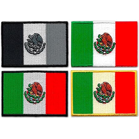 Amazon.com: Pack of 3 Country Flag Patches 3.50" x 2.25", Three ...