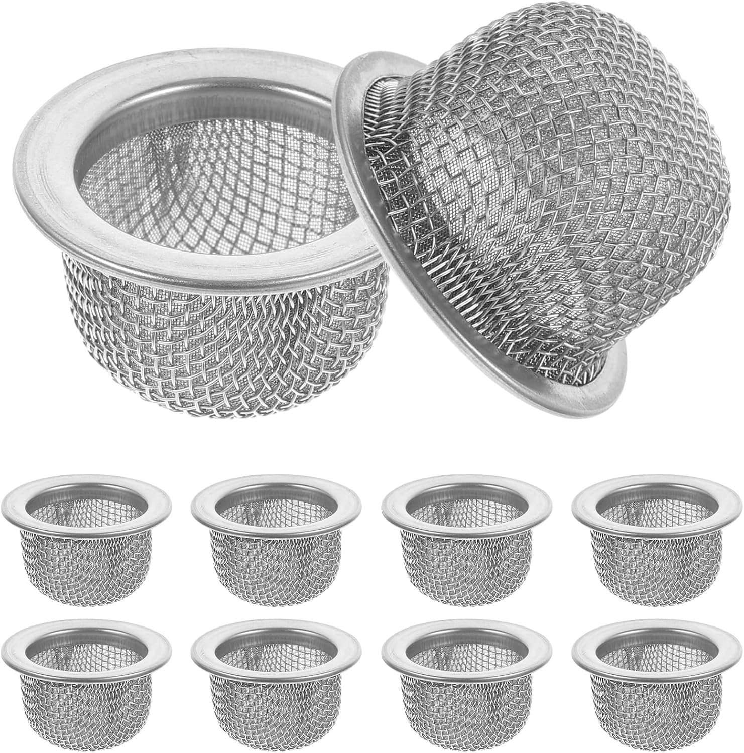 Amazon.com: Luxshiny Stainless Steel Screen Filters 1.3 Inch Mesh Bowl ...
