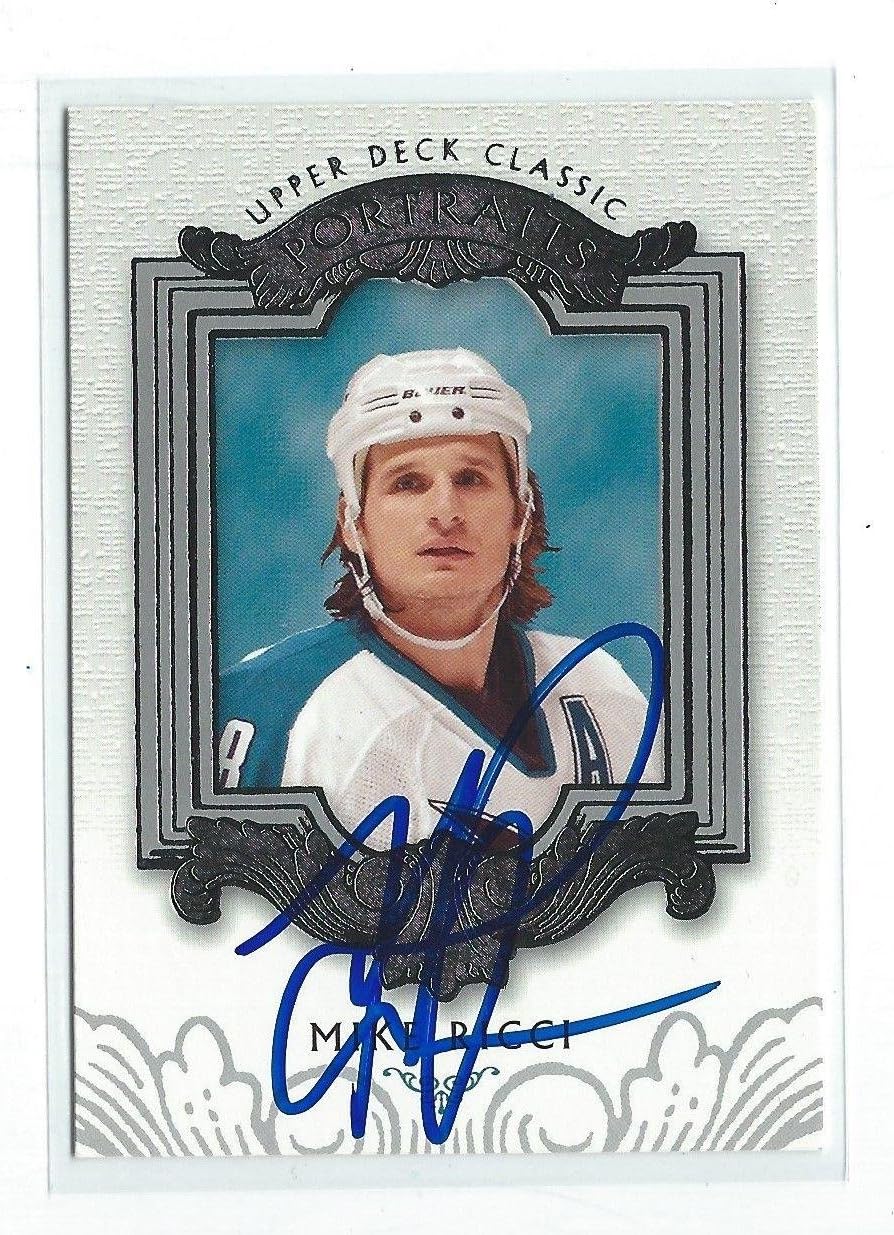 Mike Ricci Signed 2003/04 Classic Portraits Card #80 - Upper Deck ...