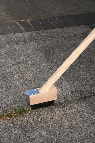 PATIO WEED WIRE BRUSH BLOCK PAVING GARDEN WEED SCRAPER BRUSH 30cm LONG ...
