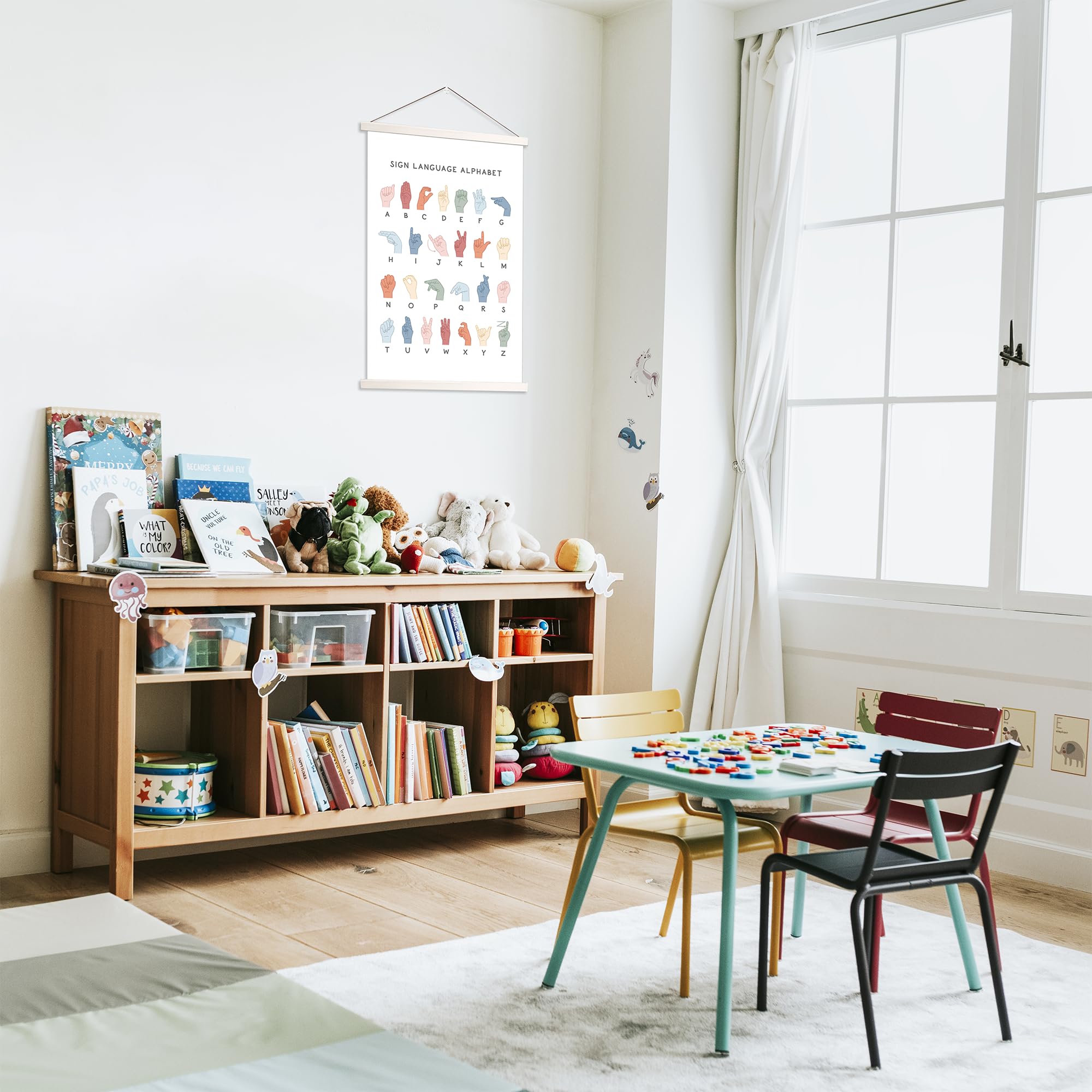 Snapklik.com : American Sign Language Poster, ASL Alphabet Hanging ...