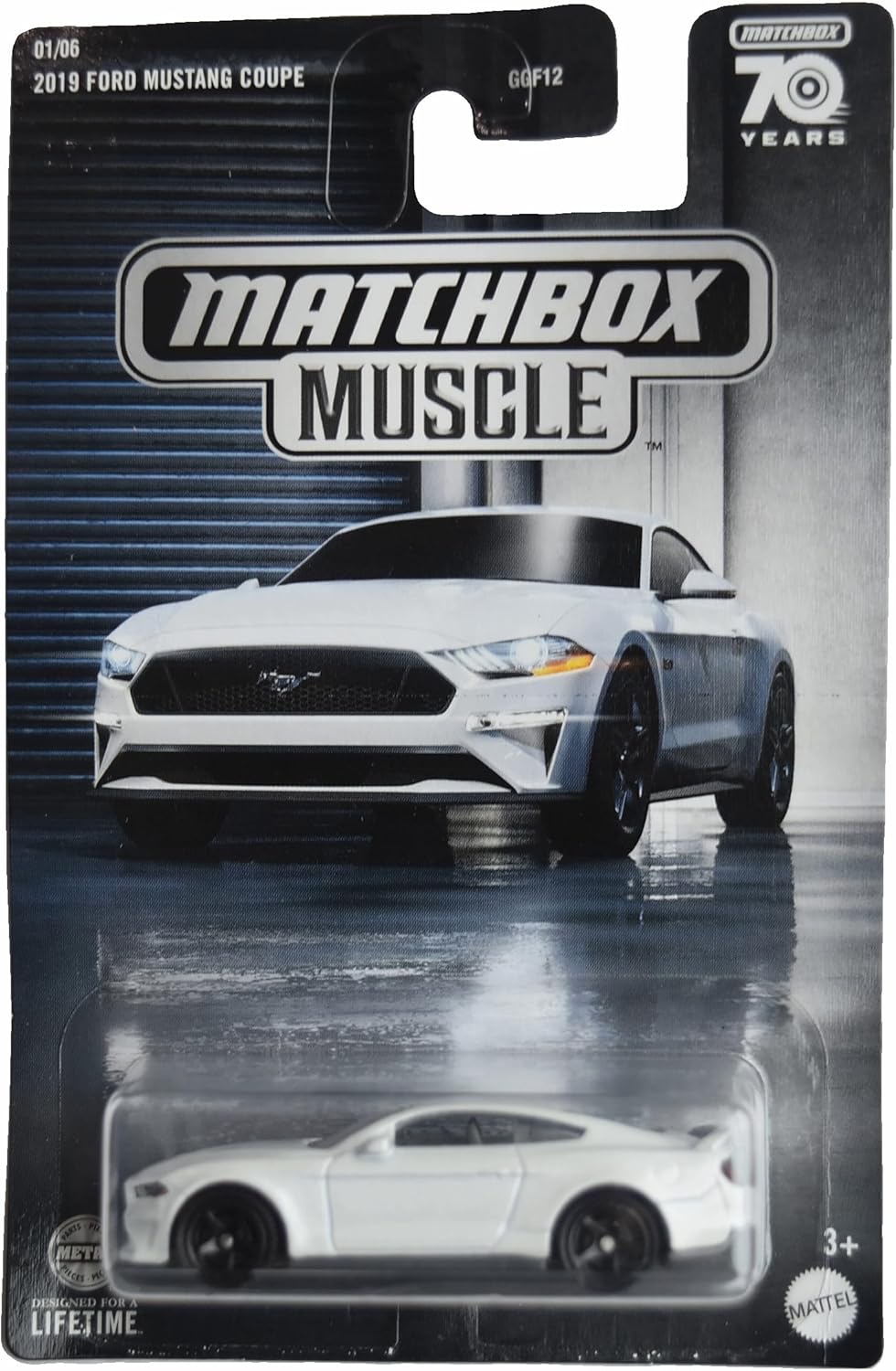 Amazon.com: Matchbox 2019 Ford Mustang Coupe, White 1/6 : Toys & Games