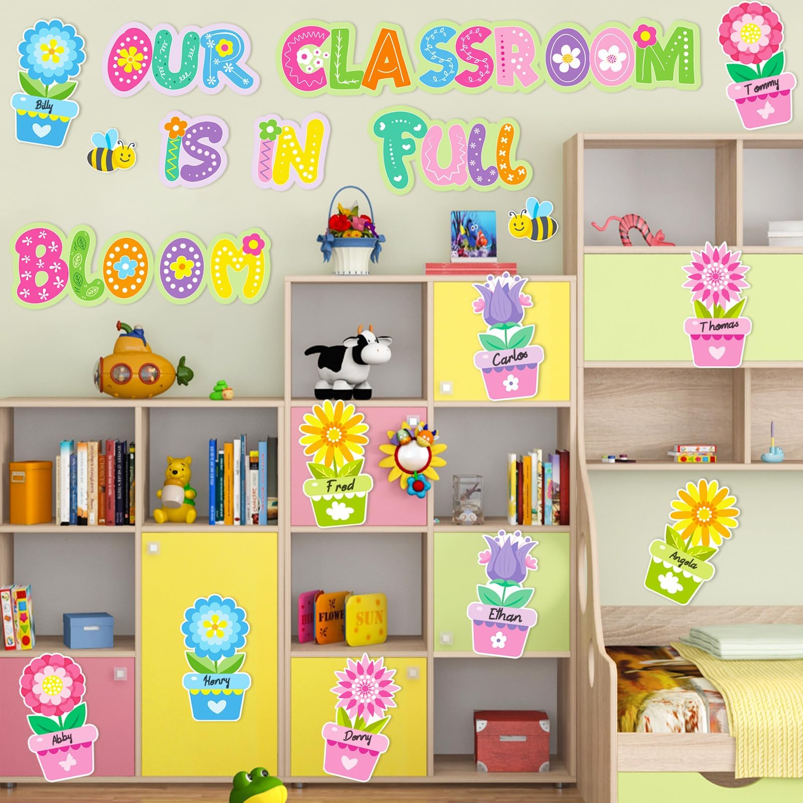 Snapklik.com : Spring Bulletin Board Decorations For Classroom - 31pcs ...