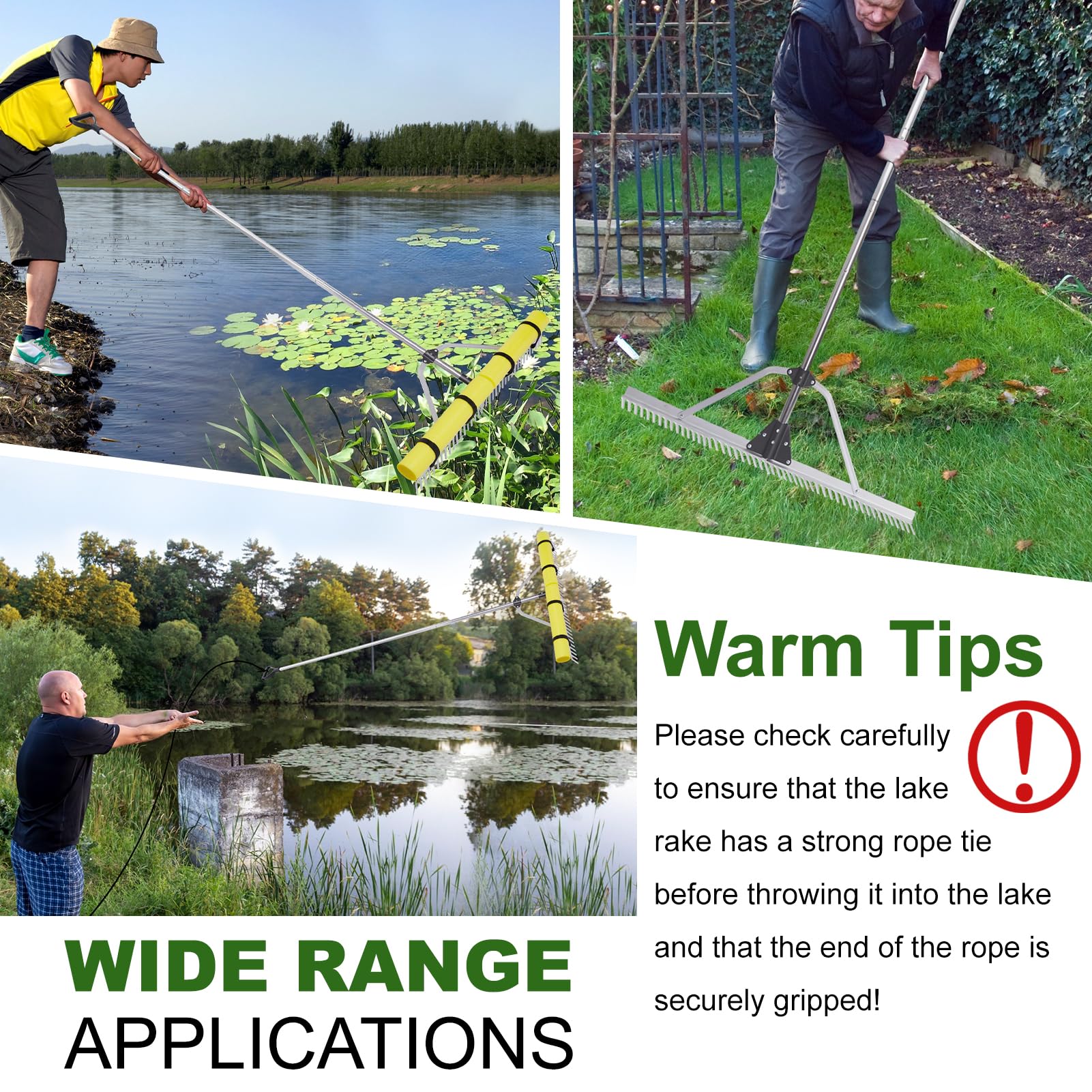 Snapklik.com : Floating Weed Lake Rake