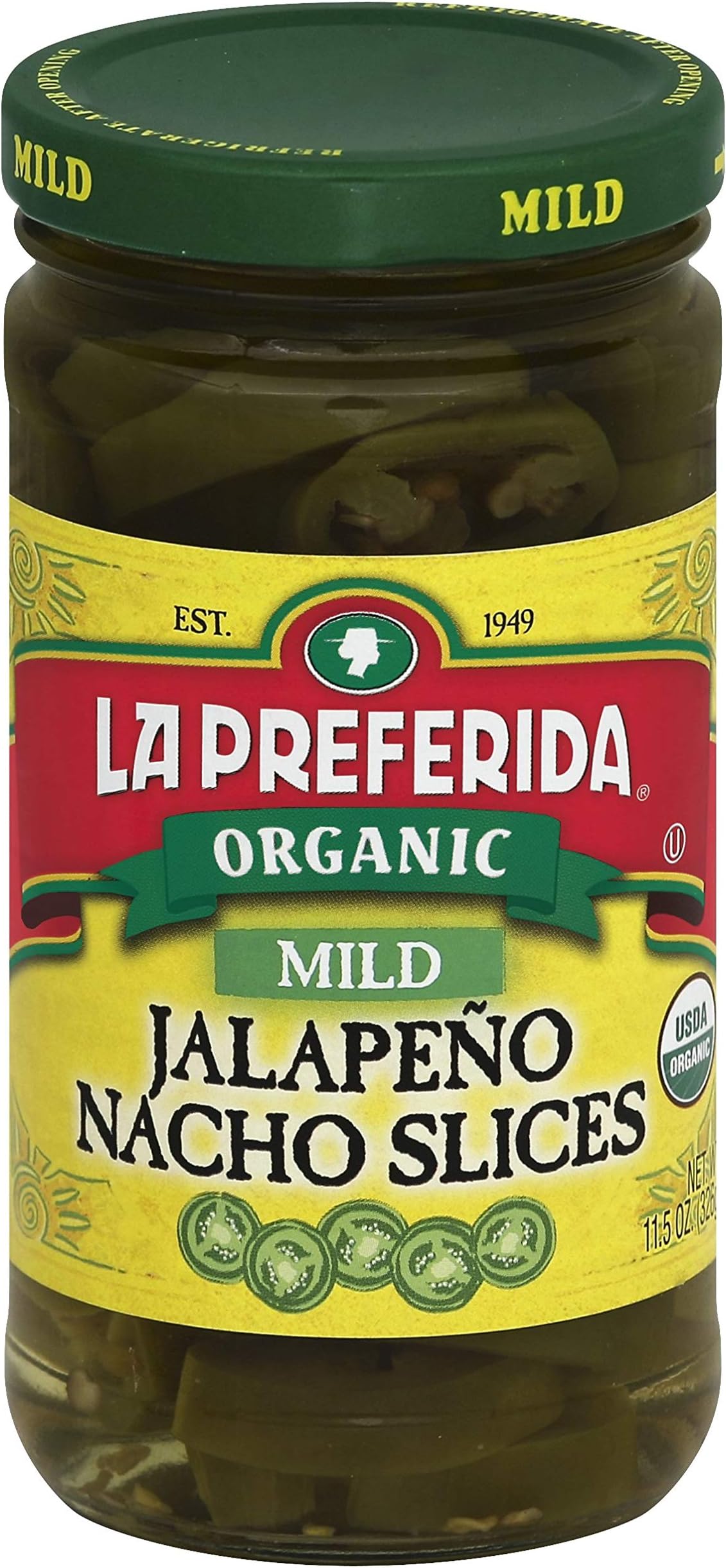 Amazon.com : RIO LUNA Organic Nacho Sliced Jalapenos, 12 OZ : Grocery ...