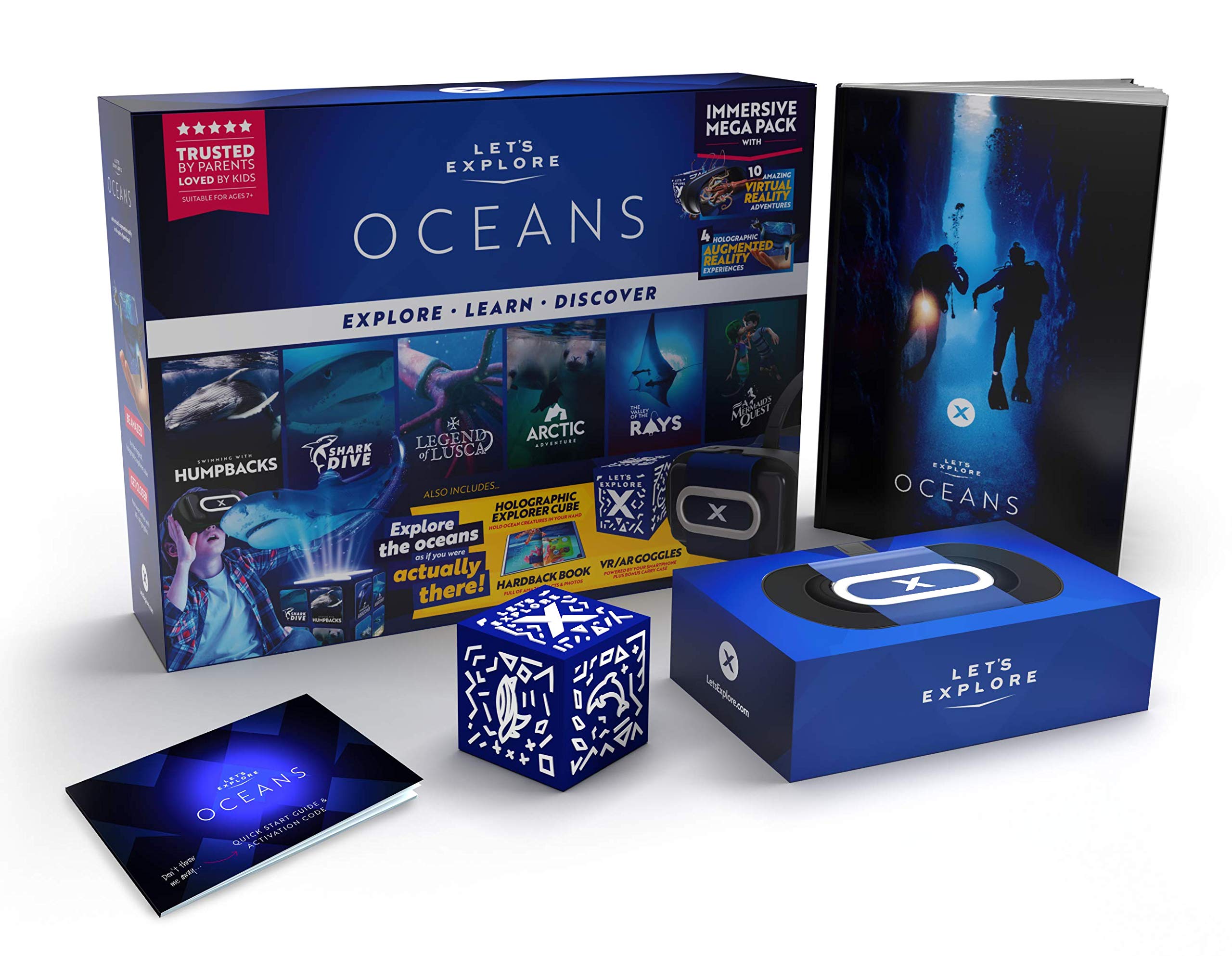 Let's Explore: VR Headset for Kids with Oceans - A Virtual Reality ...