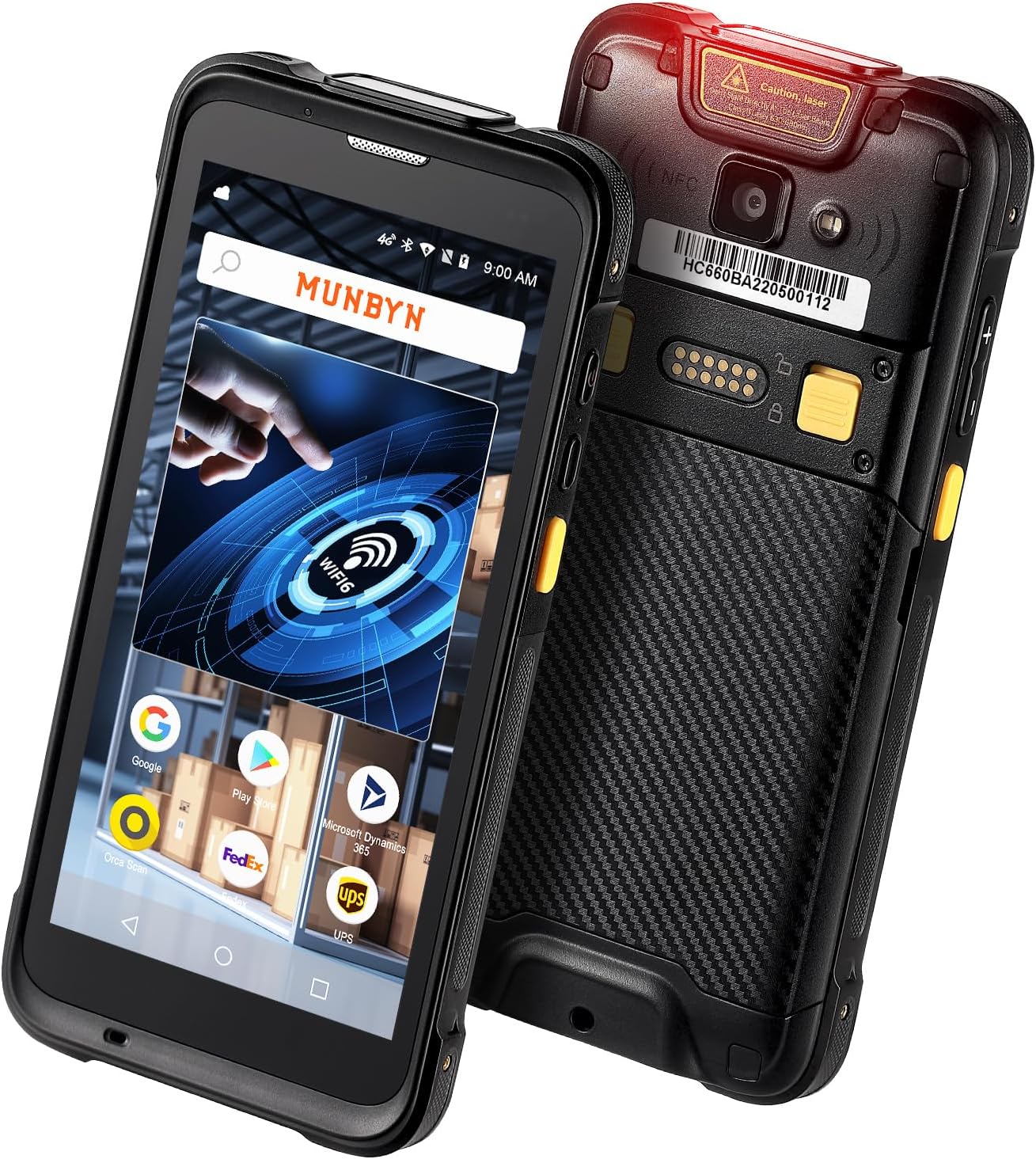 Amazon.com : MUNBYN Android Barcode Scanner with Full Screen, Android ...