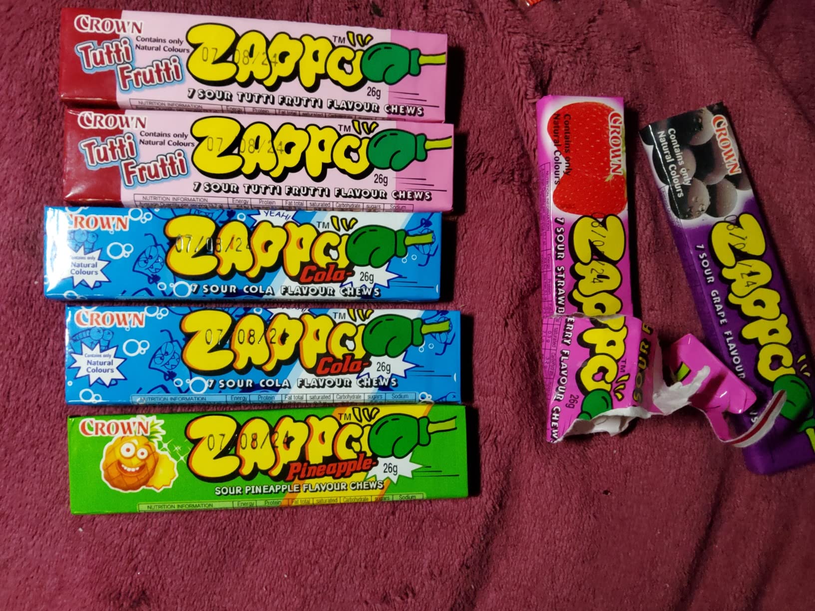 Zappo Multipack 5 Pack Candy 130 g : Amazon.com.au: Pantry Food & Drinks