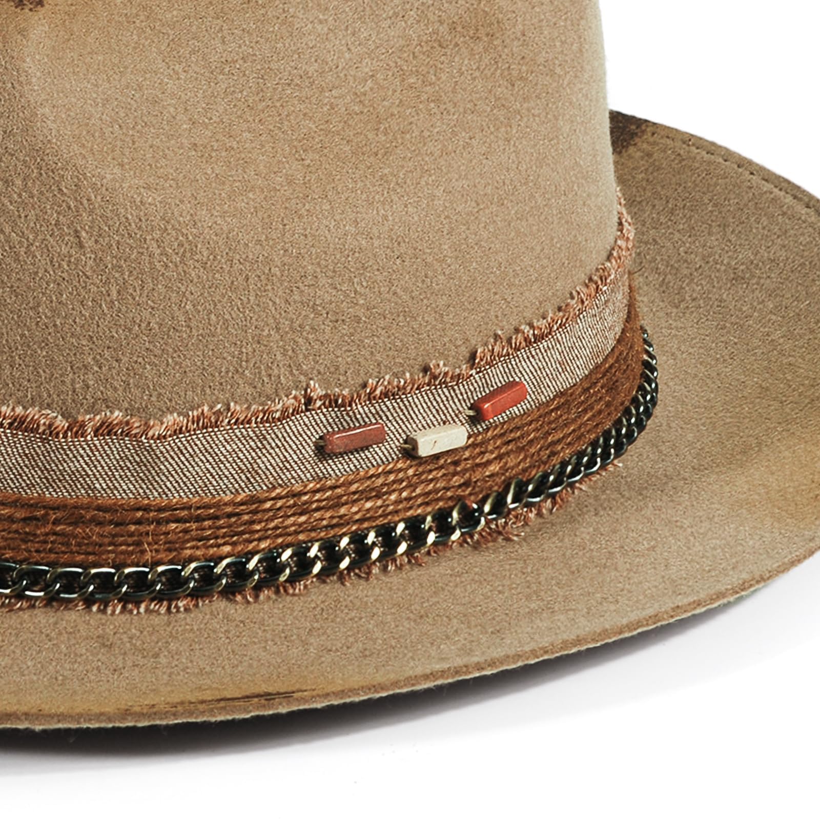 Snapklik.com : Open Road Hat Cowboy Fedora Hat Pure Wool Felt Hat ...