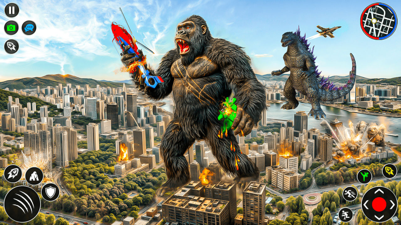 Bigfoot Monster Kong Kaiju Giant Godzilla City Attack Open World Game ...