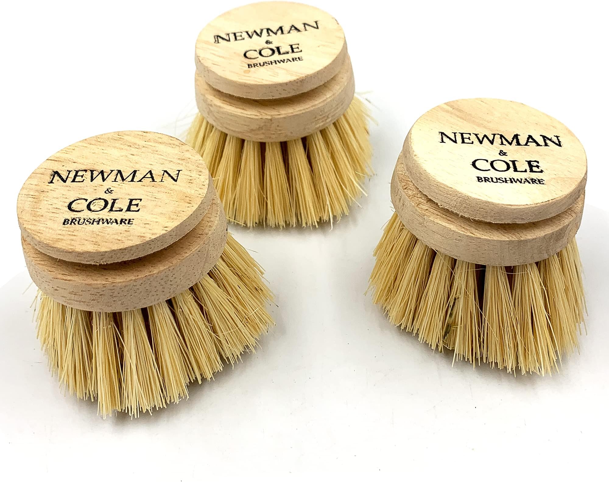 Elliott Wooden dish brush with Natural tampico fibres, Long reach ...