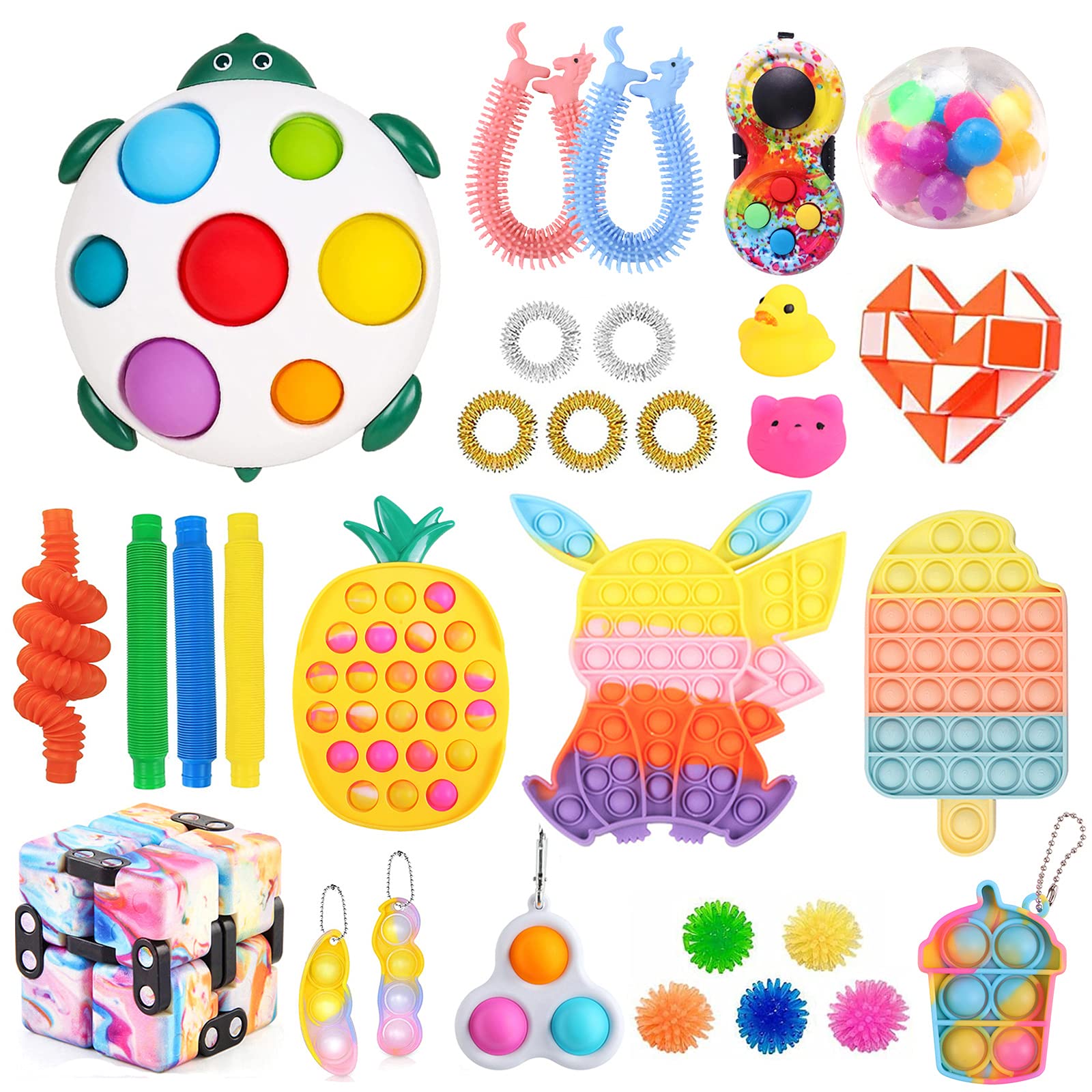 Fidget Toy Set Anti Anxiety Tools Big Fidget Toy Pack | Desertcart ...