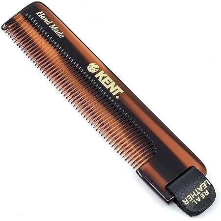 Amazon.com : Kent 82T 4" Handmade Folding Pocket Comb for Men, Fine ...