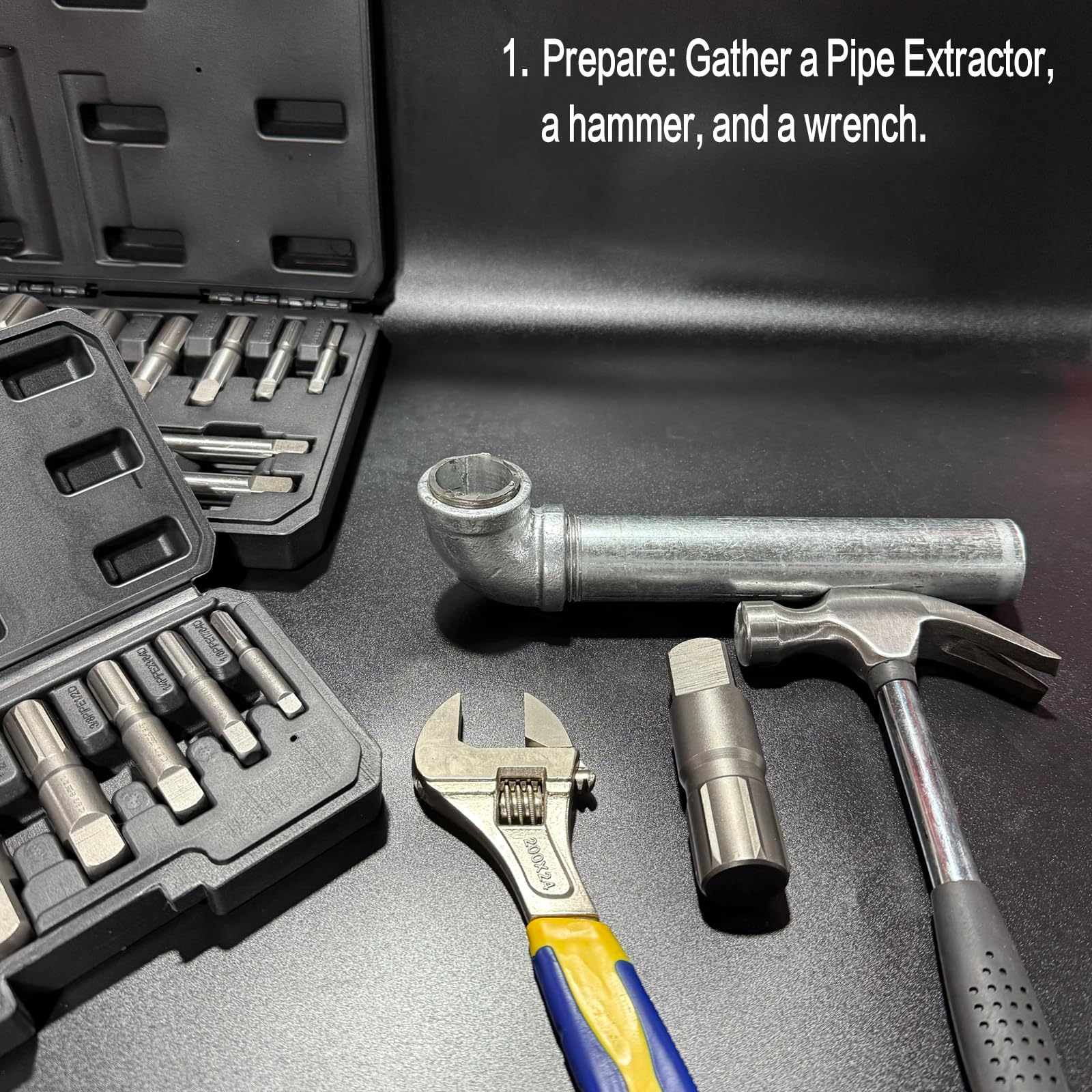 Snapklik.com : Heavy-Duty Pipe Extractor Set 9 Piece Broken Pipe ...