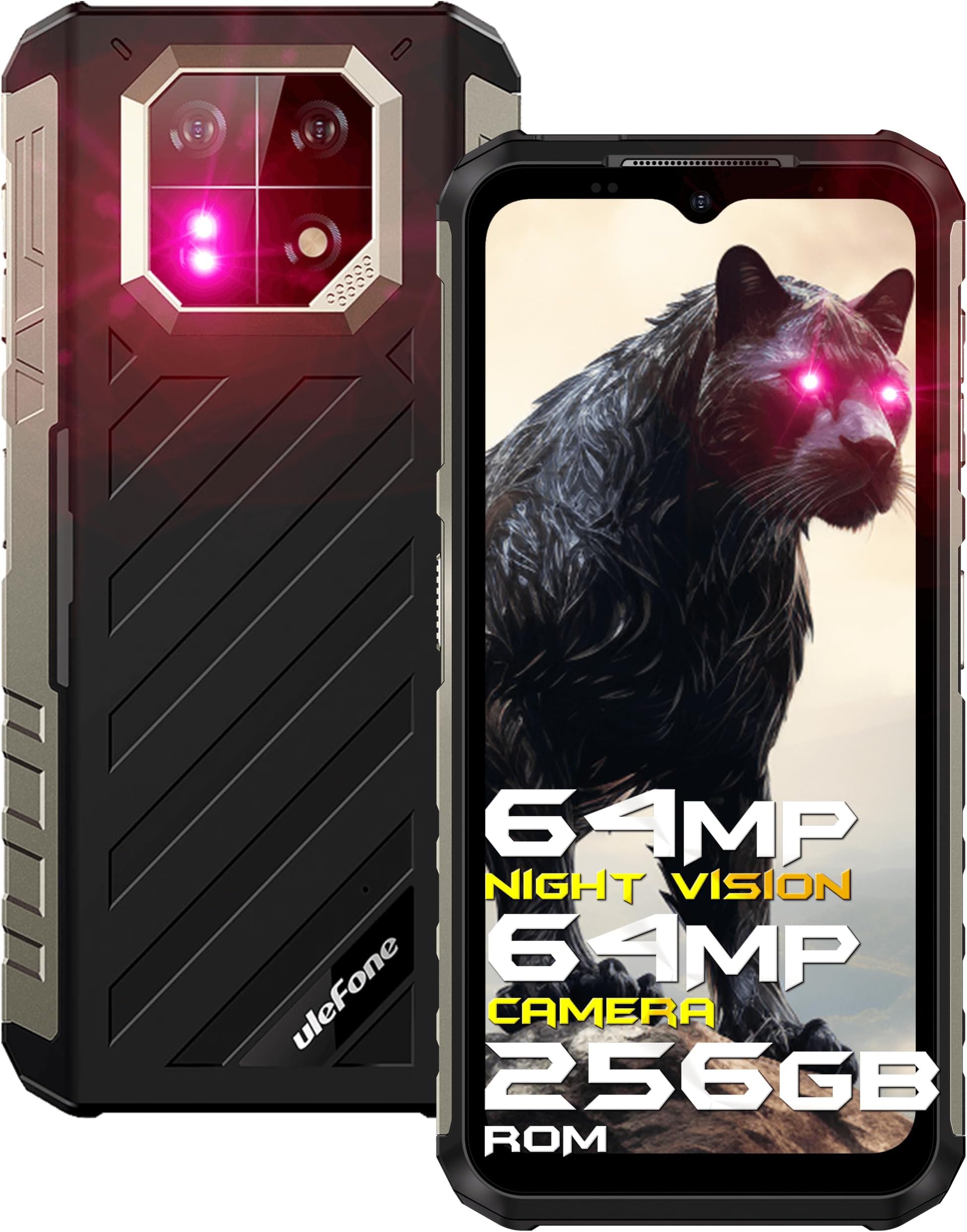 Ulefone Armor X13 Outdoor Smartphone 50MP+24MP Nachtsicht 12GB + 64GB ...