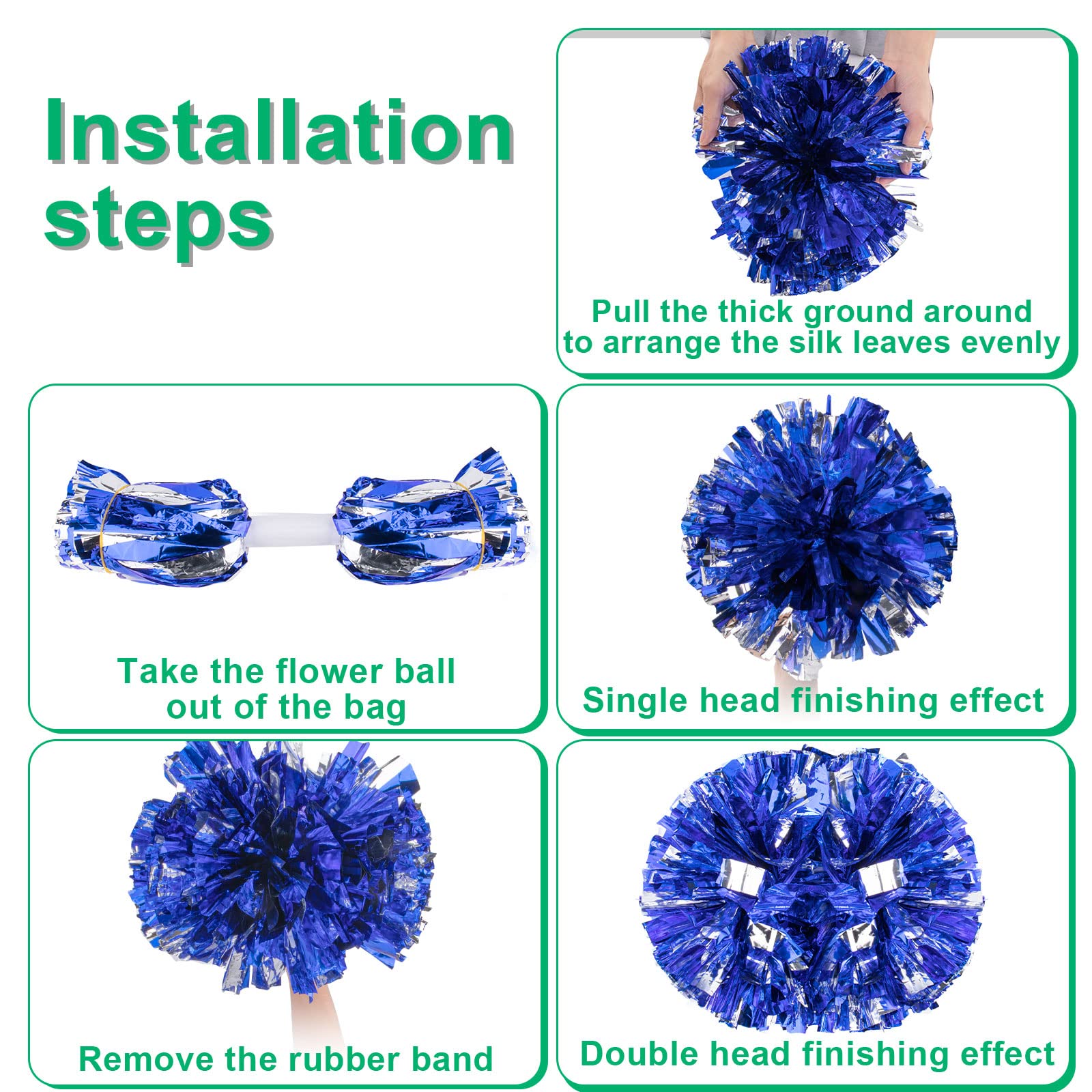 Snapklik.com : AOPANDA Cheerleading Pom Poms
