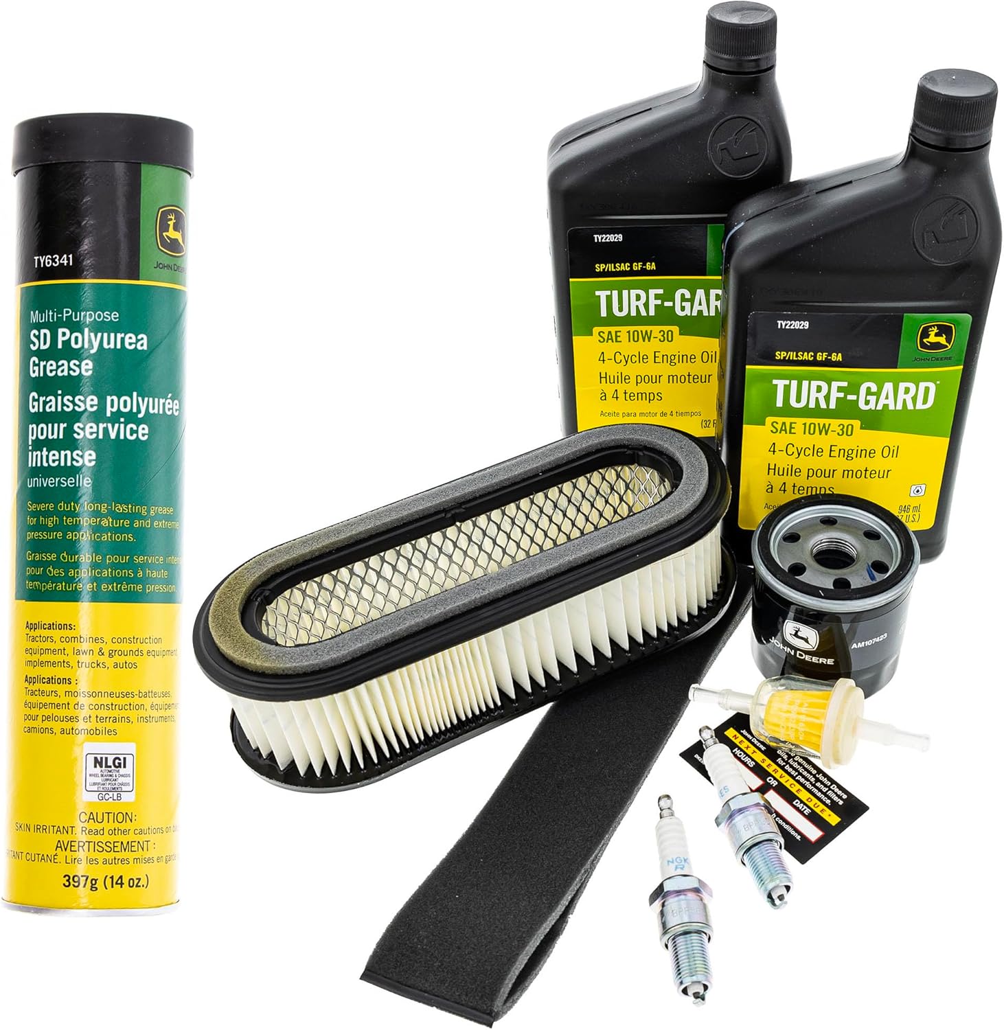 Amazon.com: John Deere LG238 Home Maintenance Kit w/Grease TY6341 325 ...