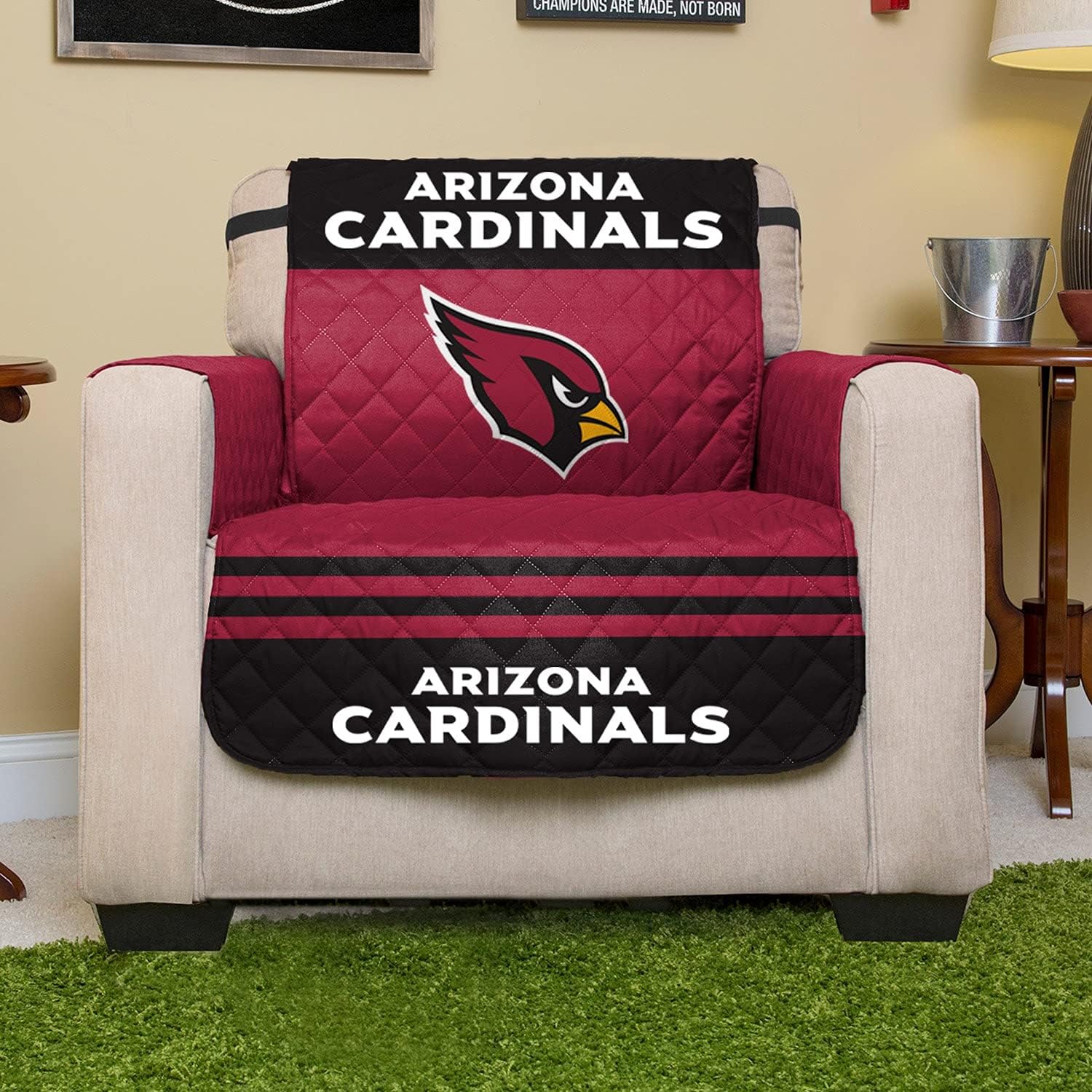 Amazon.com : Pegasus Home Fashions Arizona Cardinals Chair Furniture ...