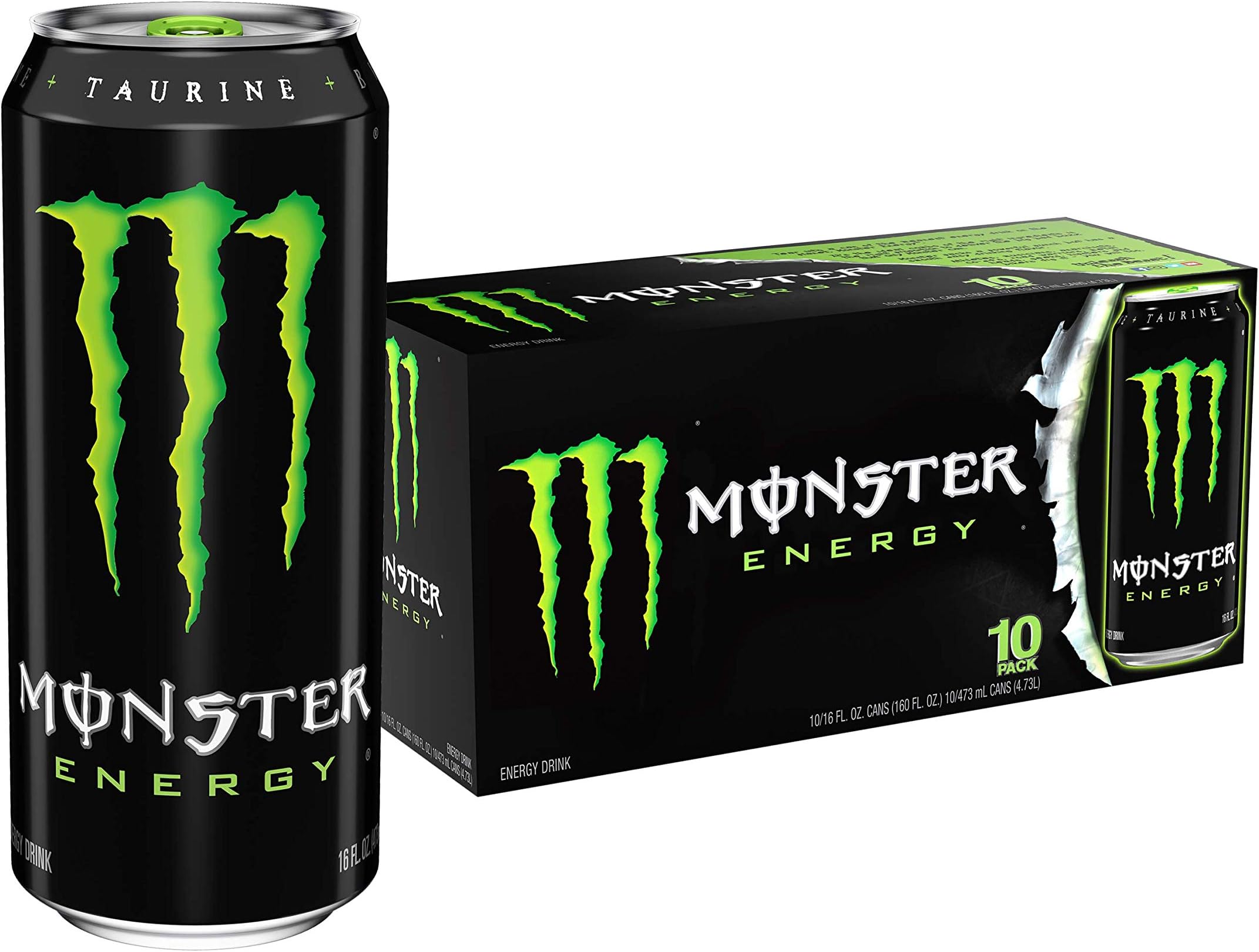 Amazon.com : Monster Energy Drink, Green, Original, 16 Fl Oz (Pack of ...