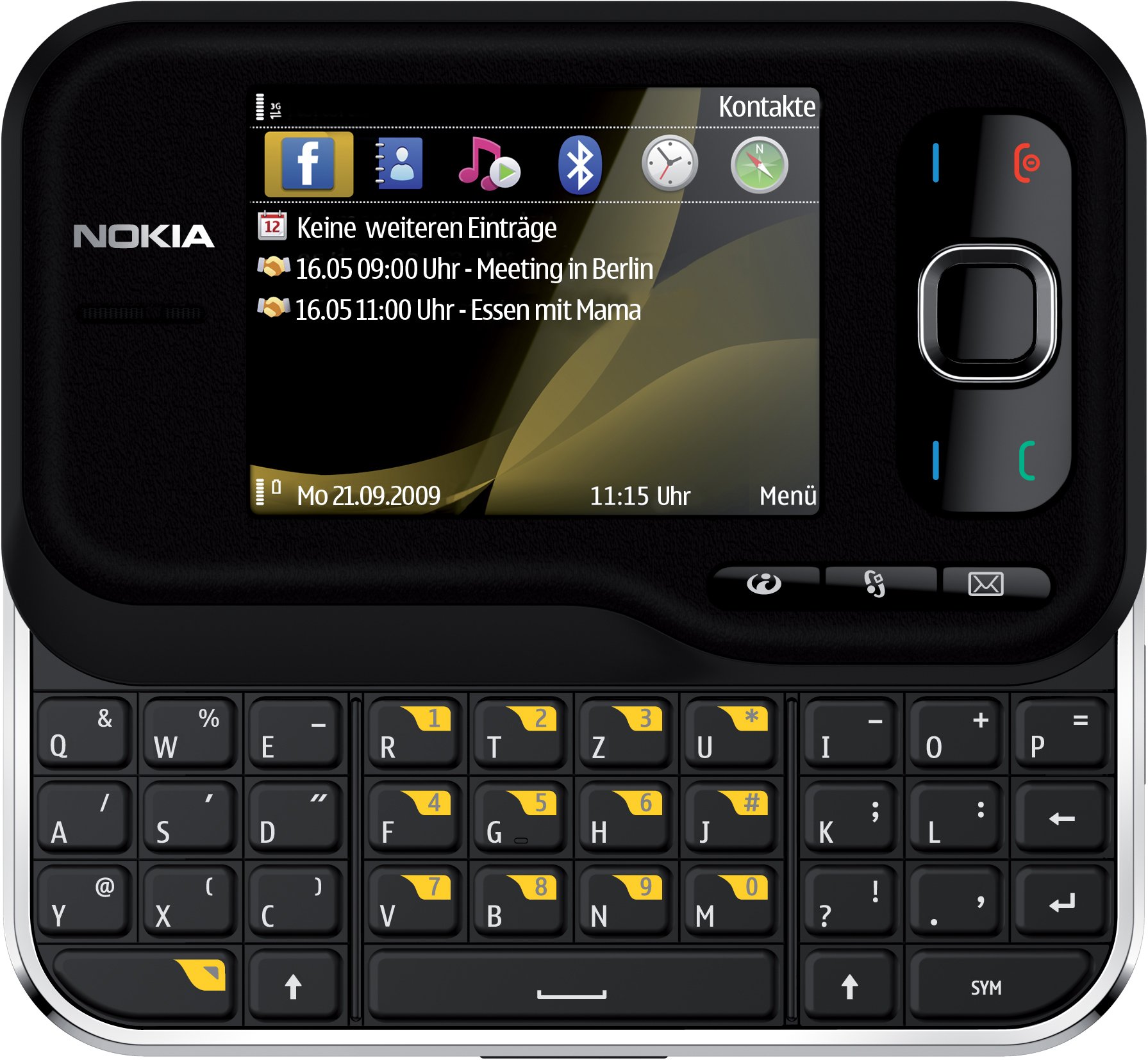 Nokia Slide Qwerty Nokia 5730 XpressMusic: Design And Handling Nokia