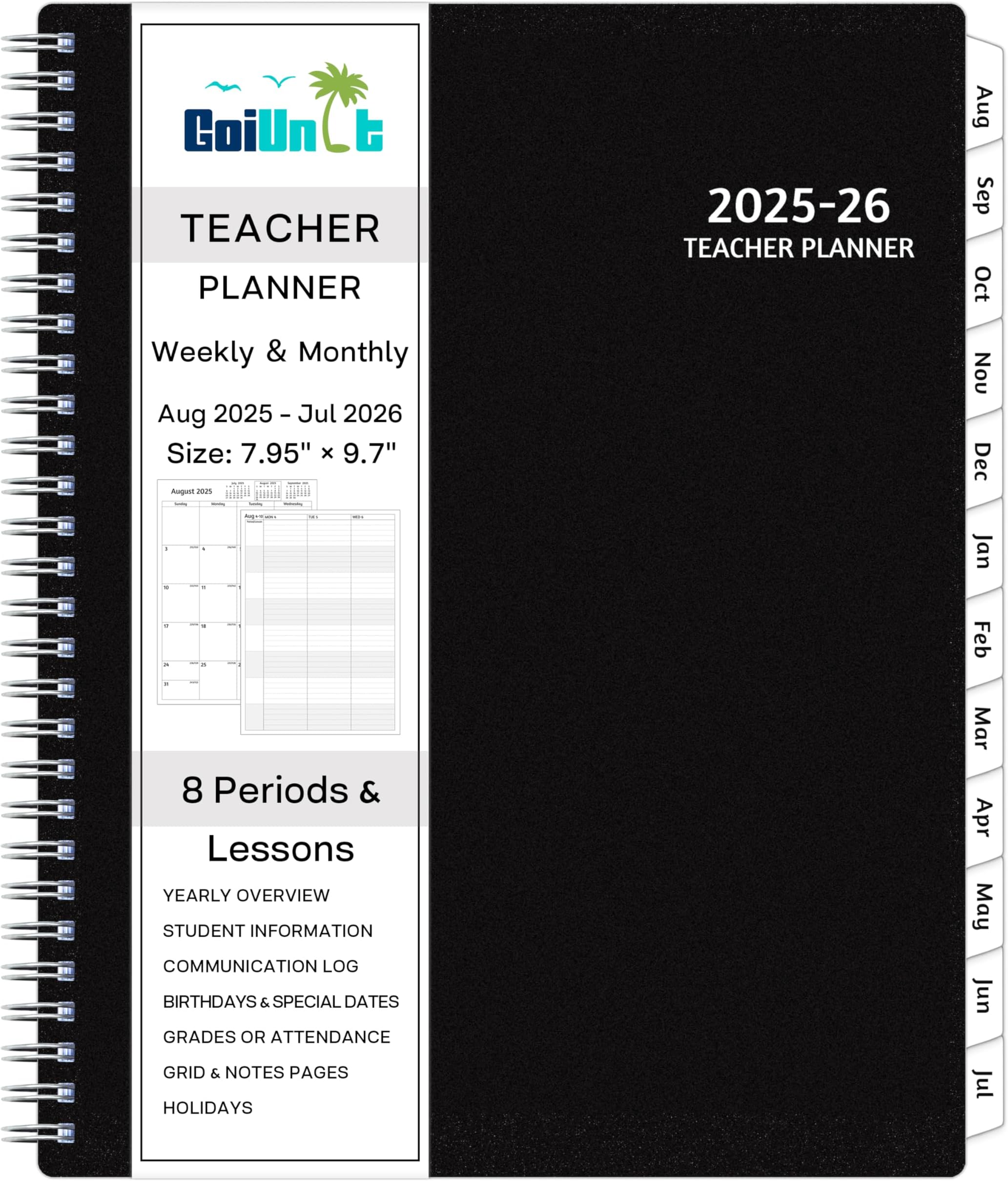Amazon.com : House of Doolittle Teachers Planner 8.5" x 11 : Teachers ...