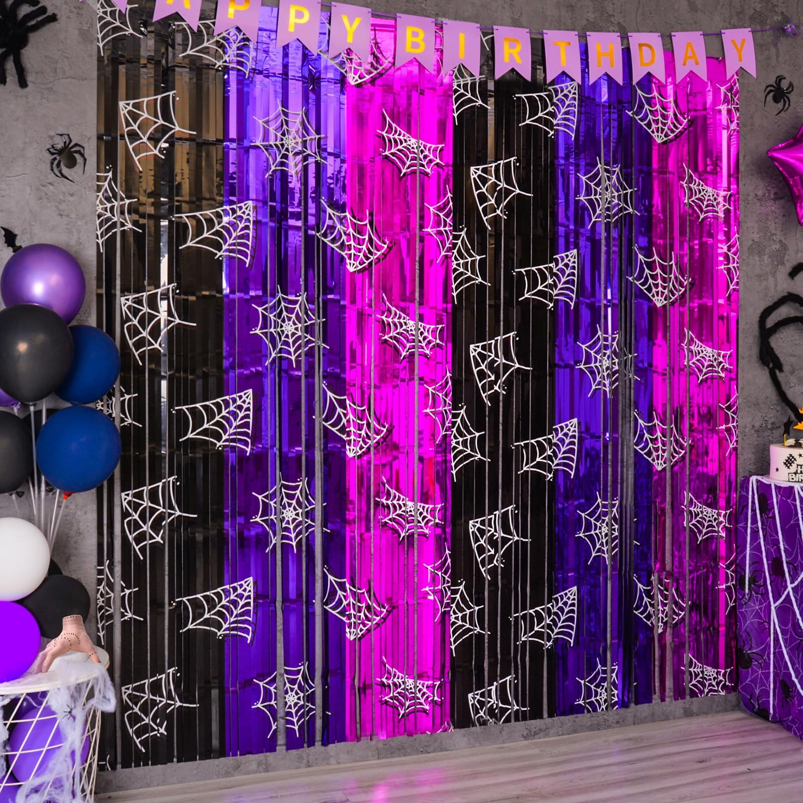 Amazon.com : Bupelo Wednesday Birthday Party Supplies, 2 Pack Wednesday ...