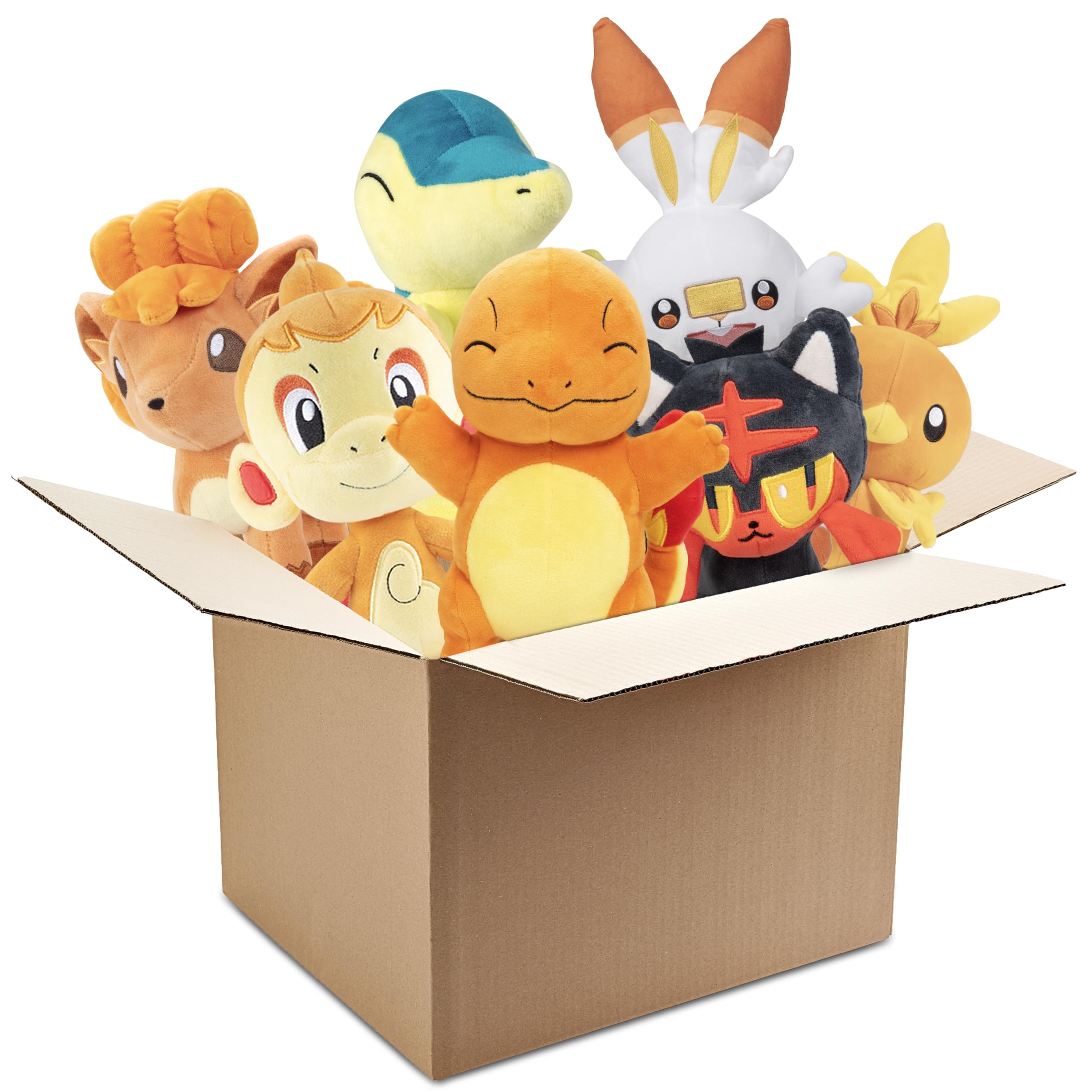 Pokemon Fire Type 8 Plush Mystery Blind Box 3 Pack | Desertcart Sri Lanka